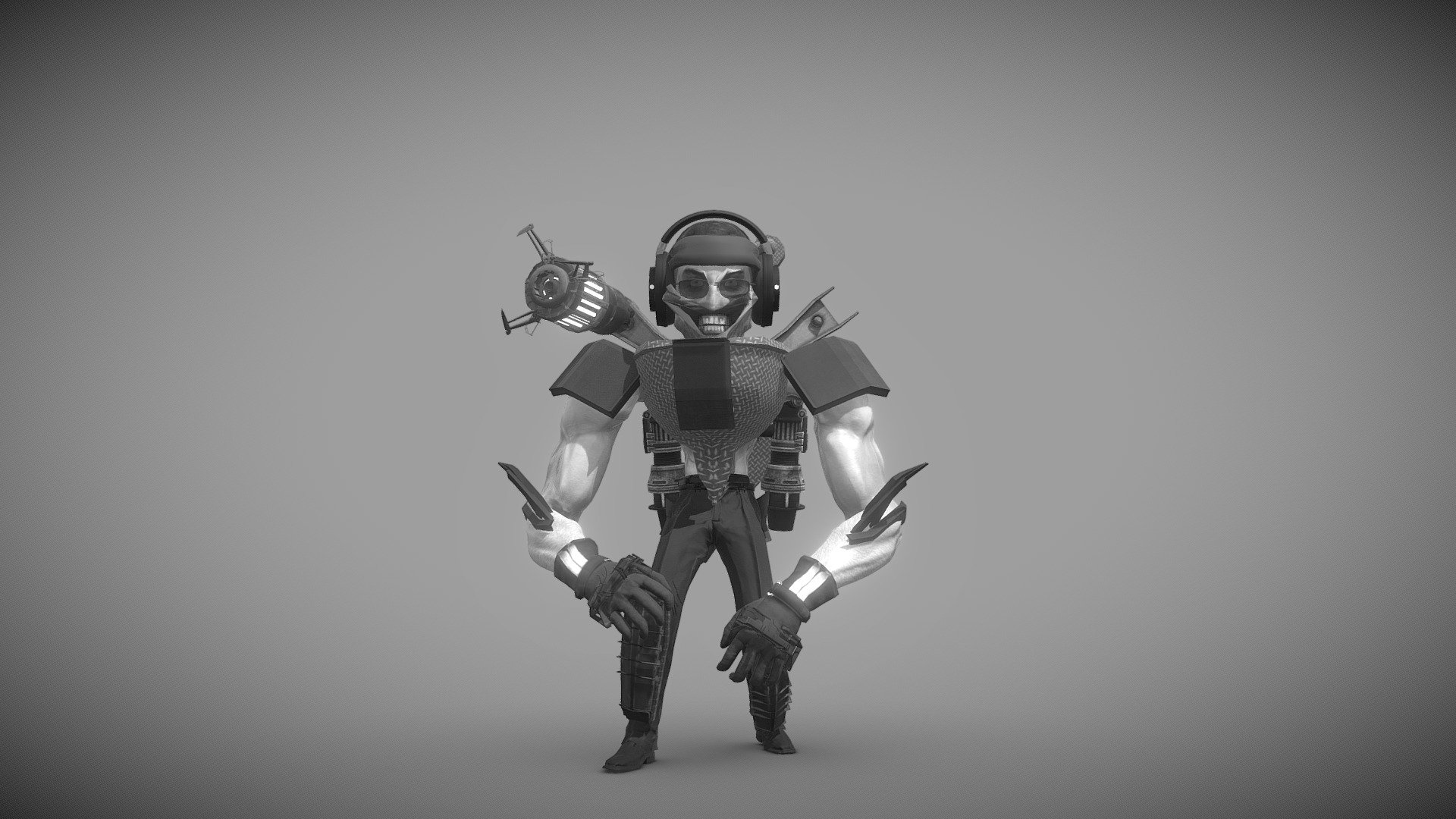 Injured Buff Mutant - Download Free 3D model by wingling (@Wing12 ...