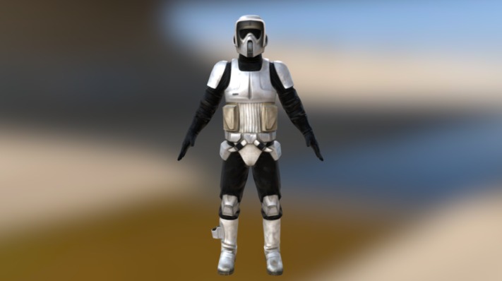 Scout Trooper - 3D model by beholdmidia [6fced4d] - Sketchfab
