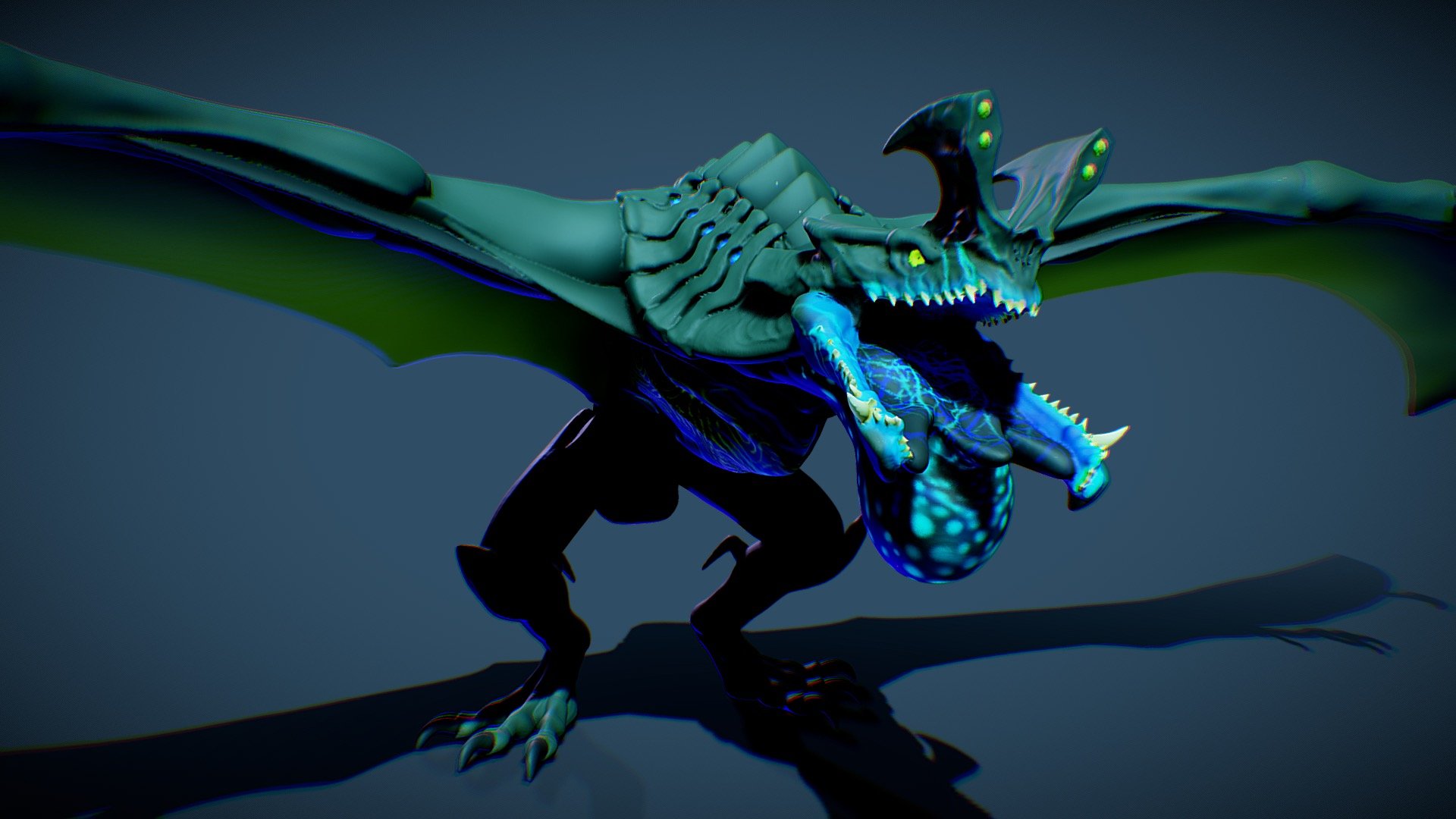 Otachi (Wings) - 3D model by eg (@3dmodelsM) [6fd0215] - Sketchfab