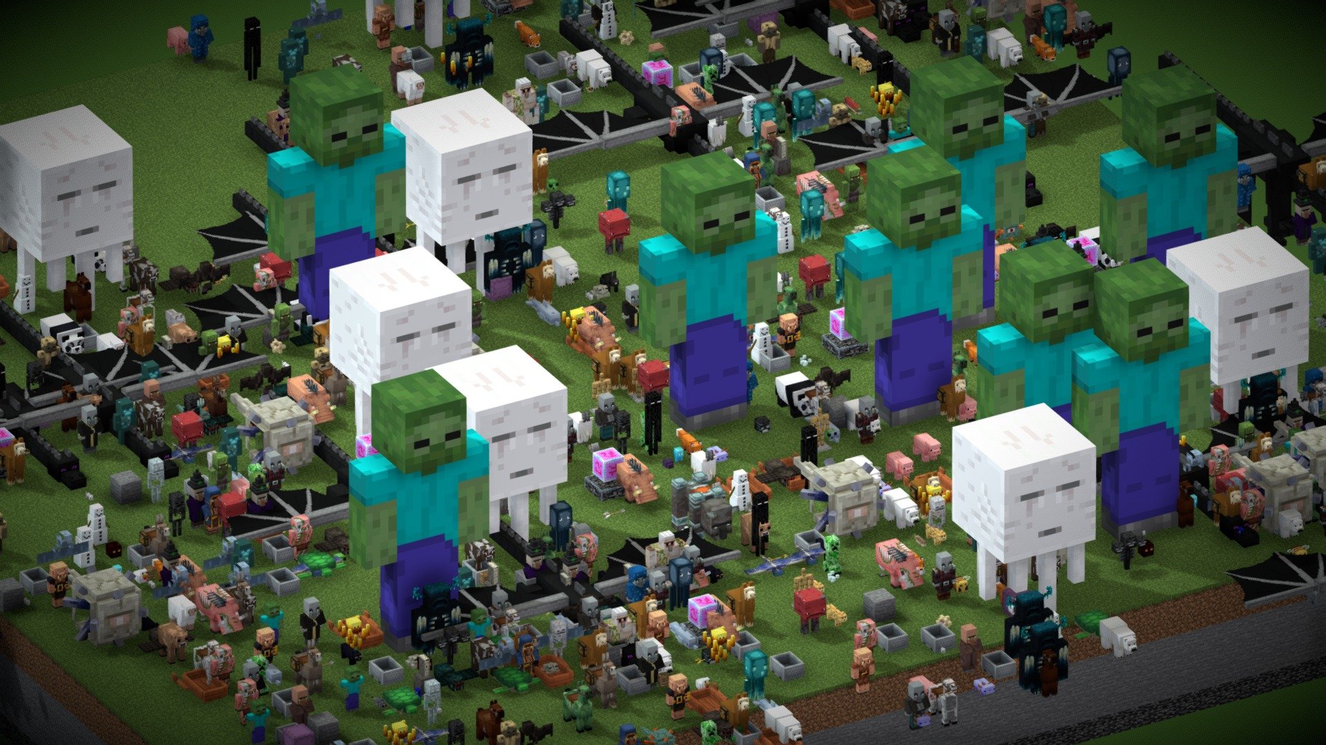 Mob Party - Minecraft - Download Free 3D model by cubical.xyz (@cubical ...