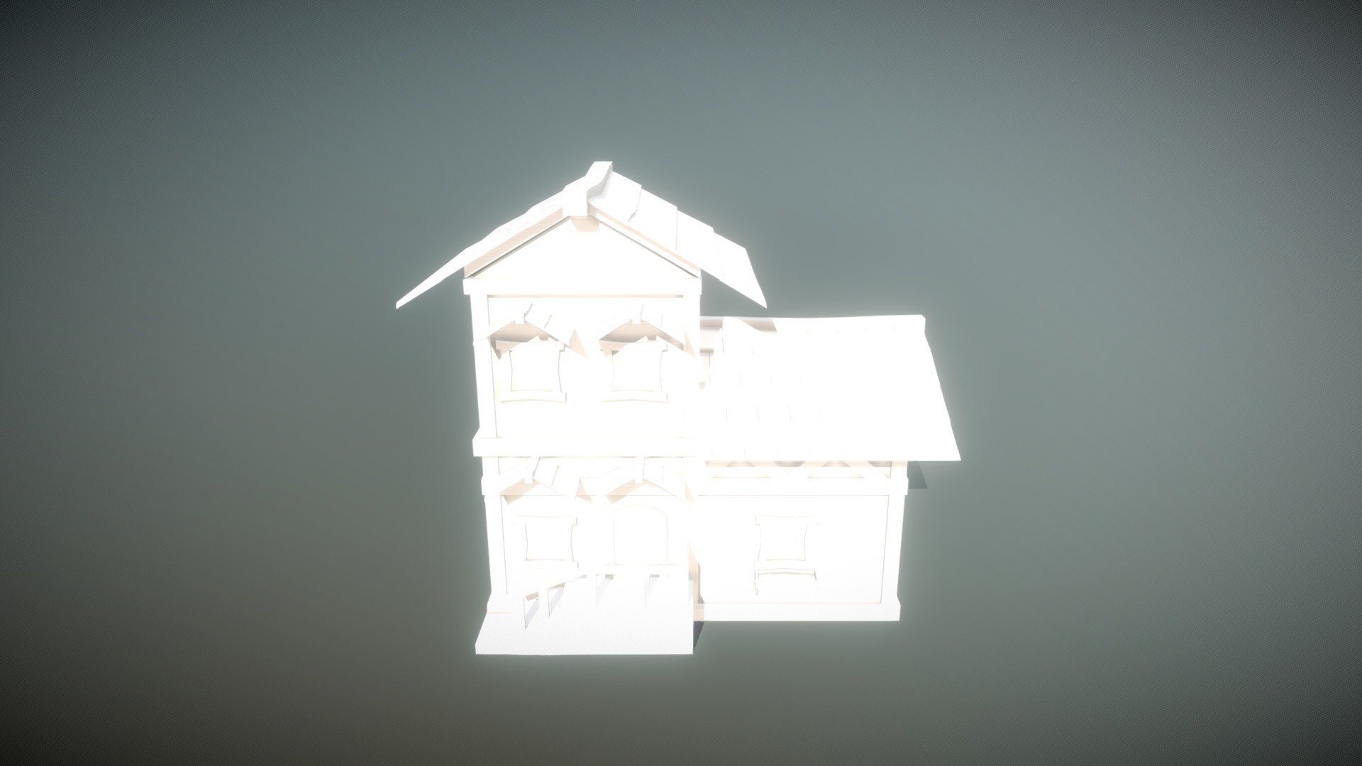 Fantasy Building - 3D model by rctprogres [6fd2115] - Sketchfab