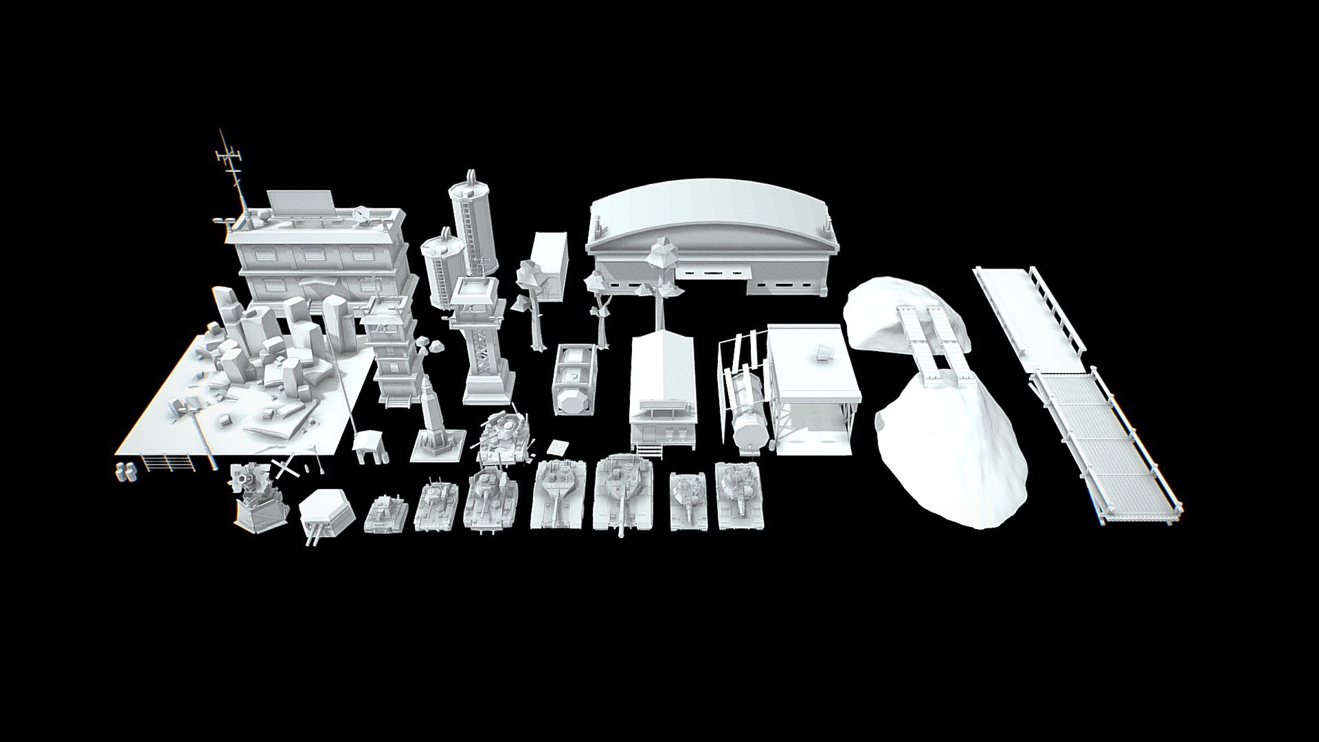 3D Game Kit - 3D model by DmitryAnanyev [6fd59bb] - Sketchfab
