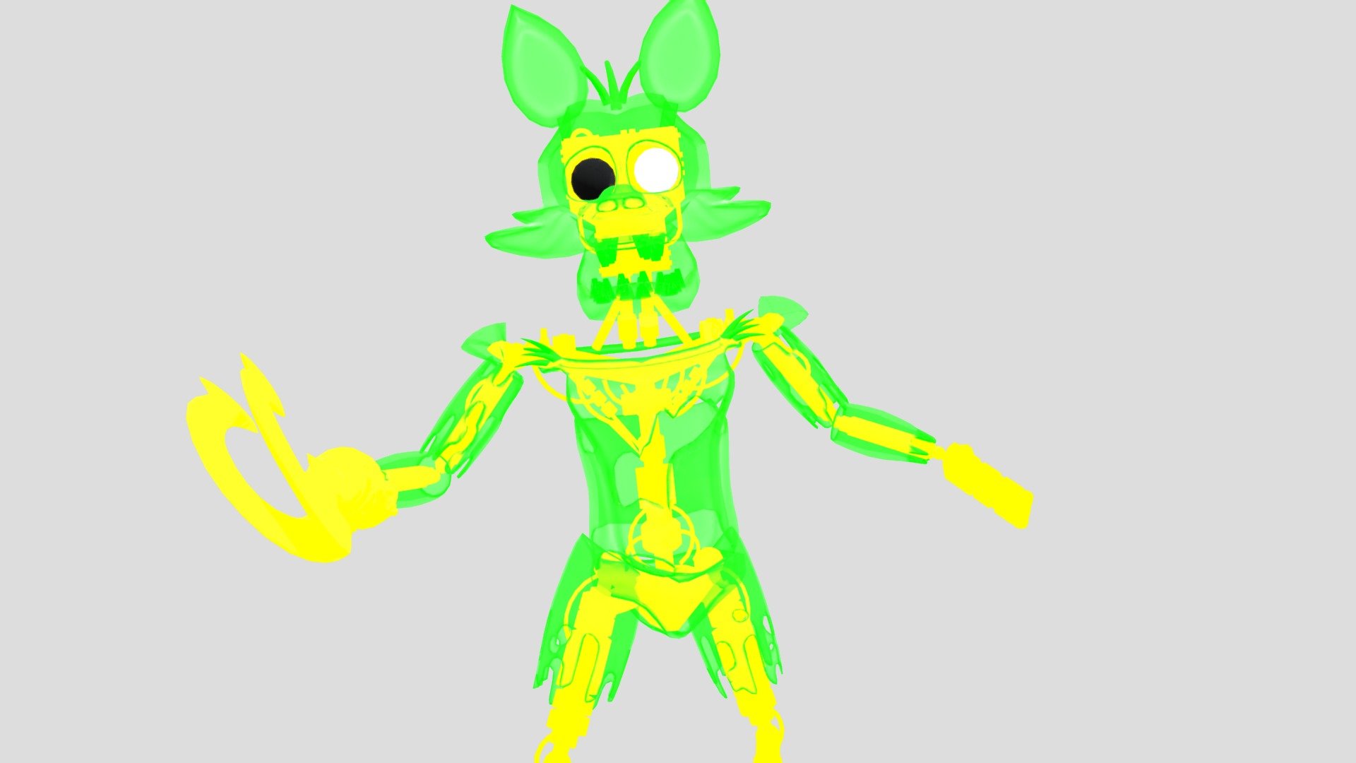 Radioactive Foxy - Download Free 3D model by OrangeSauceu [6fd5ef6 ...