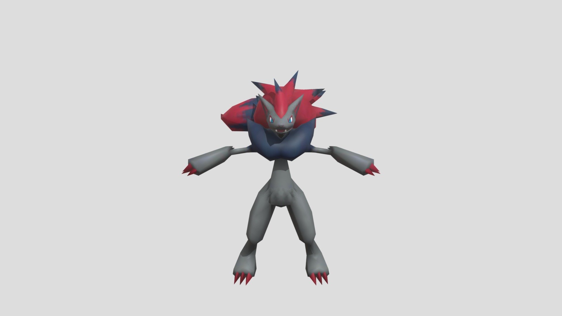 3DS - Pokemon Super Mystery Dungeon - Zoroark - 3D model by Cubone0711 ...