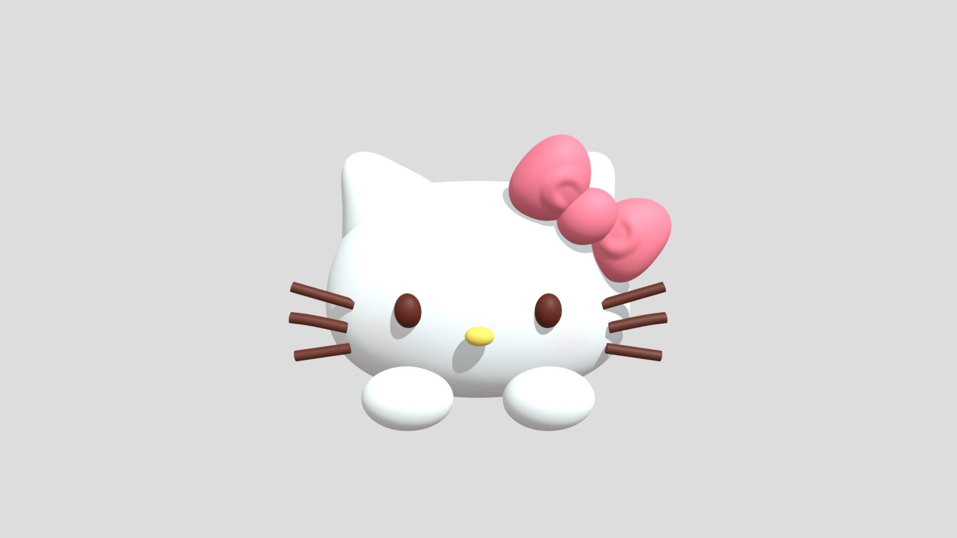 hello kitty - 3D model by constancee [6fd9e16] - Sketchfab