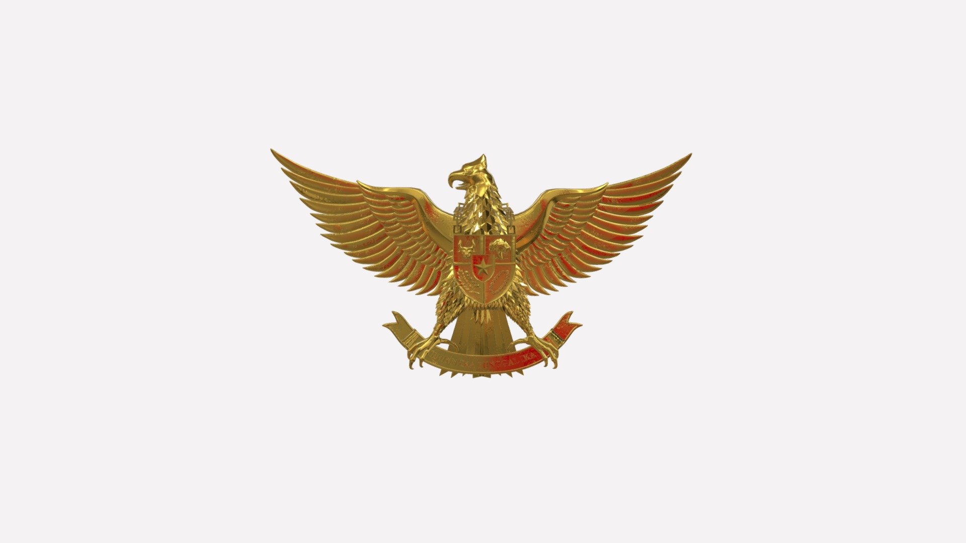 Burung Garuda Pancasila - 3D model by caesariapoppysudarsono [6fda1fb] - Sketchfab