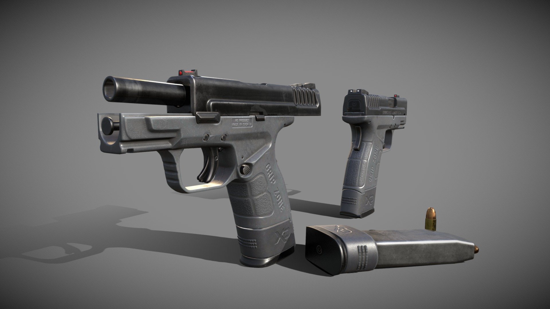 Springfield XD - 3D model by no12u [6fda691] - Sketchfab