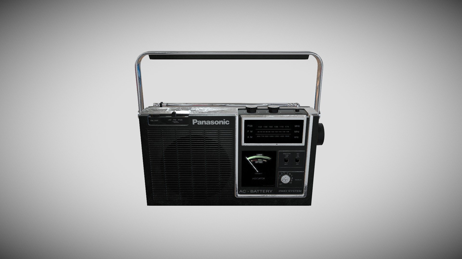 Panasonic RF-1060 Radio - 3D model by Carmelo_Rositano [6fdb710 ...