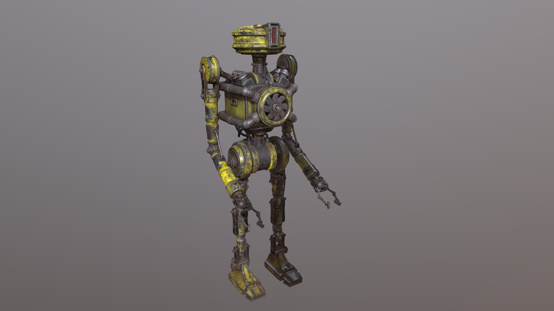 Old Robot - 3D model by AlfonsArt (@ArtAlfons) [6fdbfd0] - Sketchfab