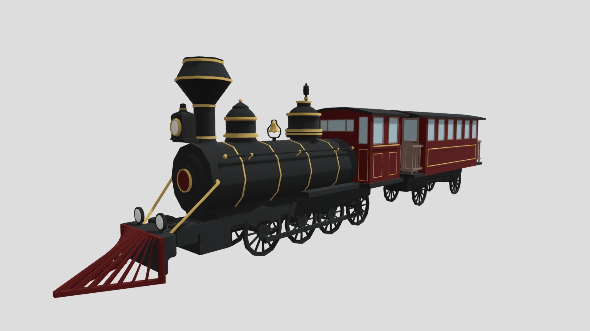 Locomotive - Buy Royalty Free 3D model by ApprenticeRaccoon [6fdc793 ...