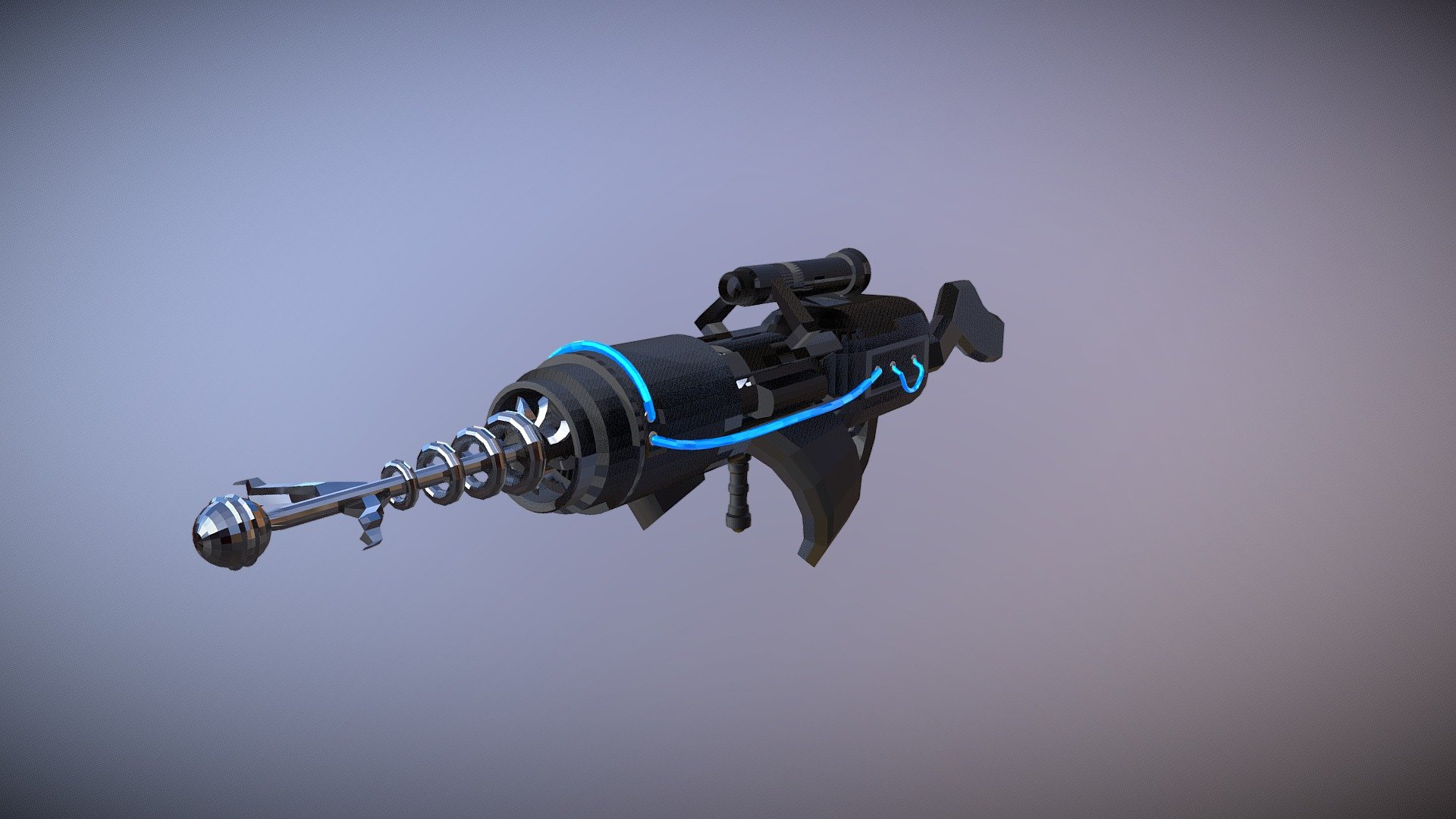 Sniper electro-magnetic - 3D model by Hector.Claudio.Donoso [6fdffa4 ...