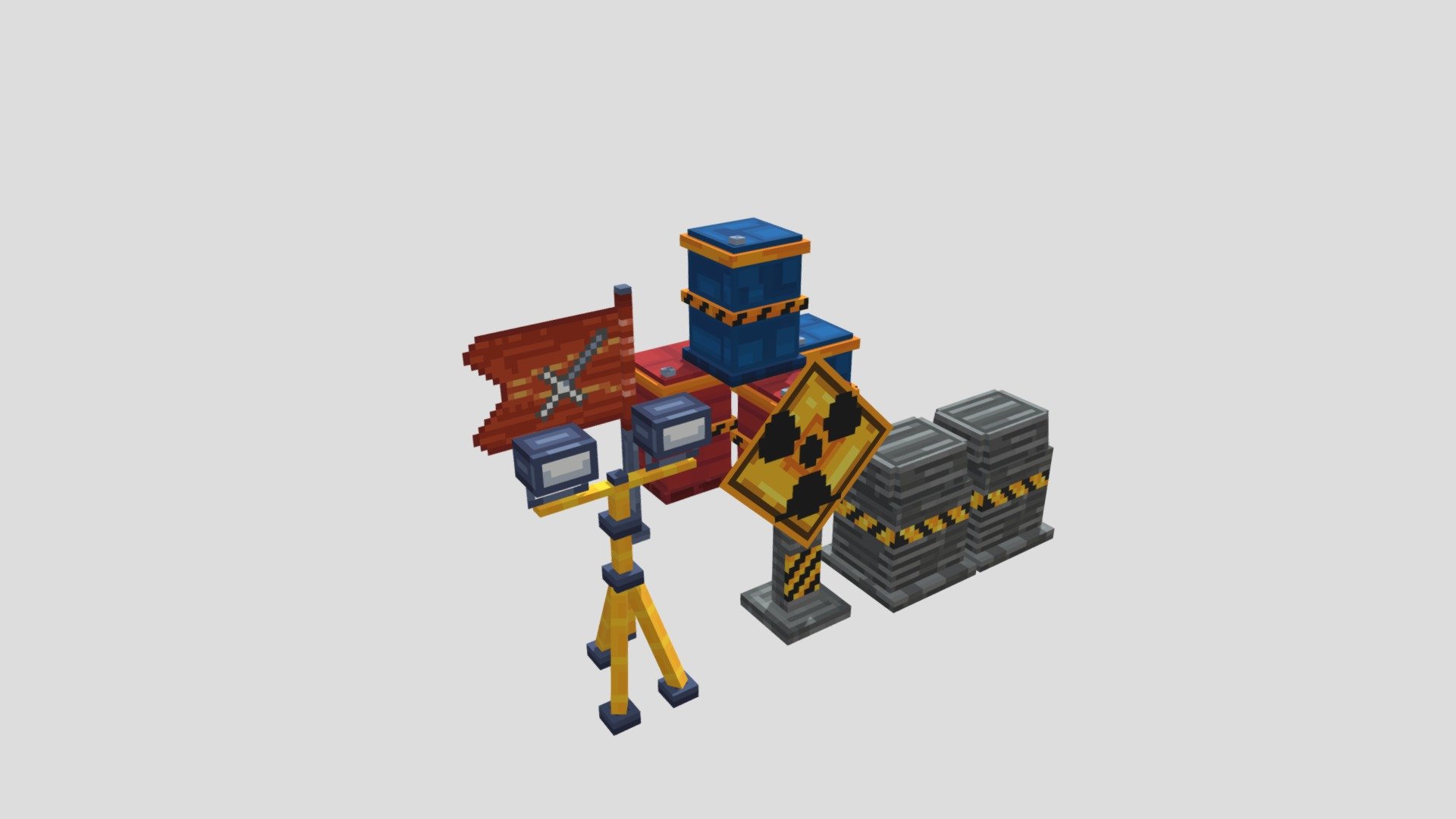 Prop Pack Volume 1 - 3D model by rygyetyrd [6fe0636] - Sketchfab