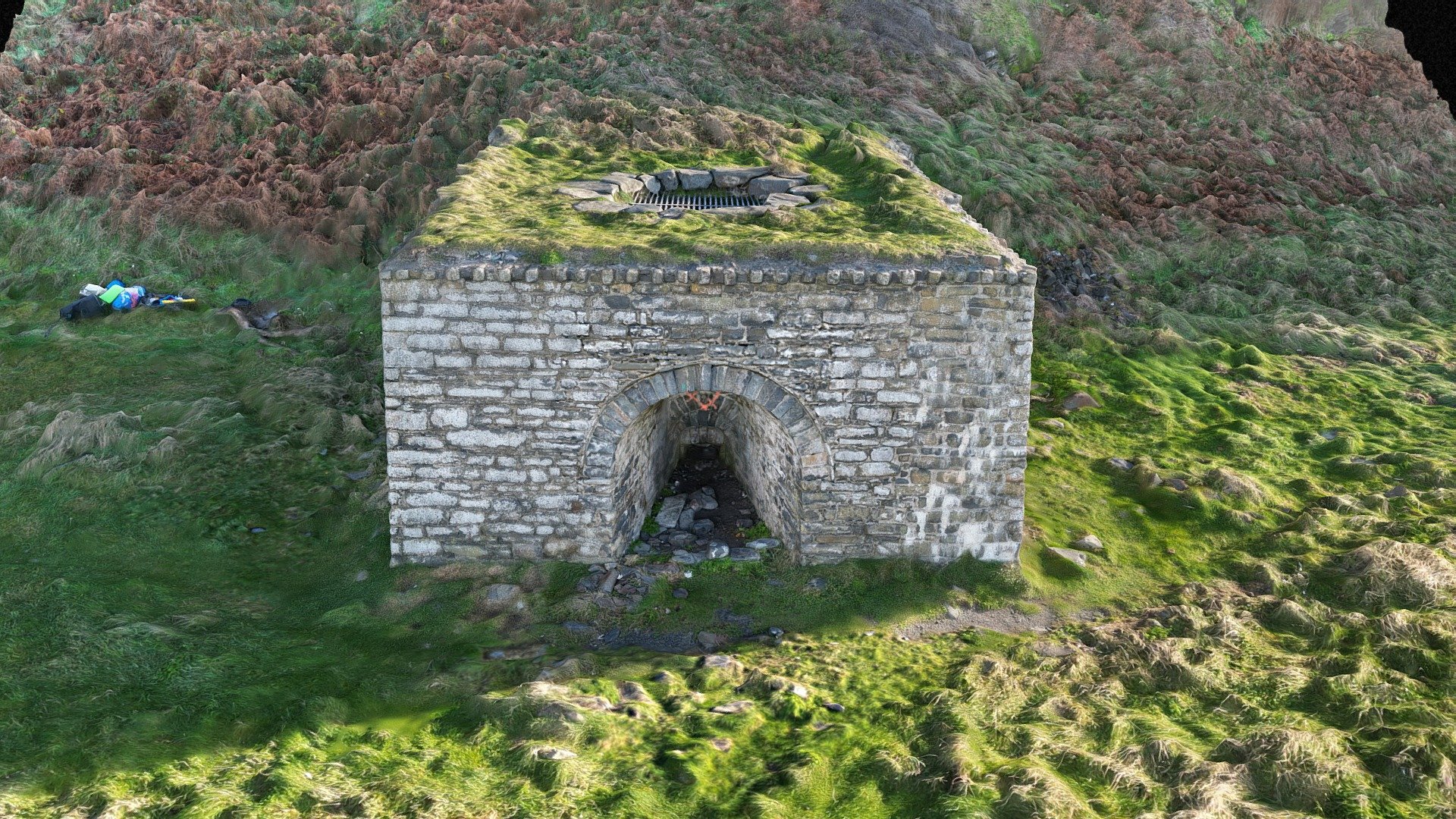 Lime Kiln, Wallog, NPRN 40656 - 3D model by CBHC_RCAHMW [6fe316e ...