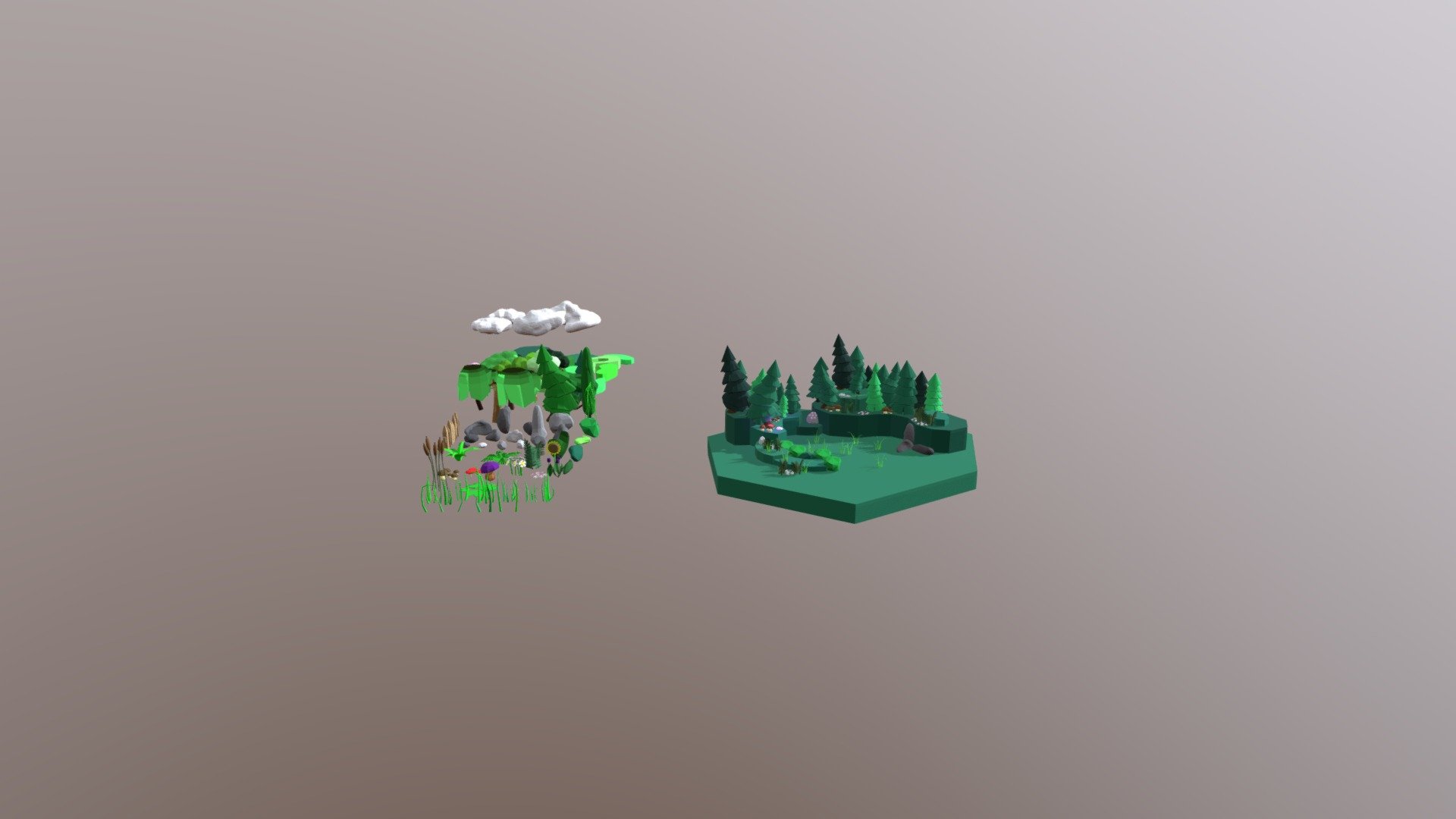 Forest Pack - 3D model by Pandaaaaaaaa [6fe691c] - Sketchfab