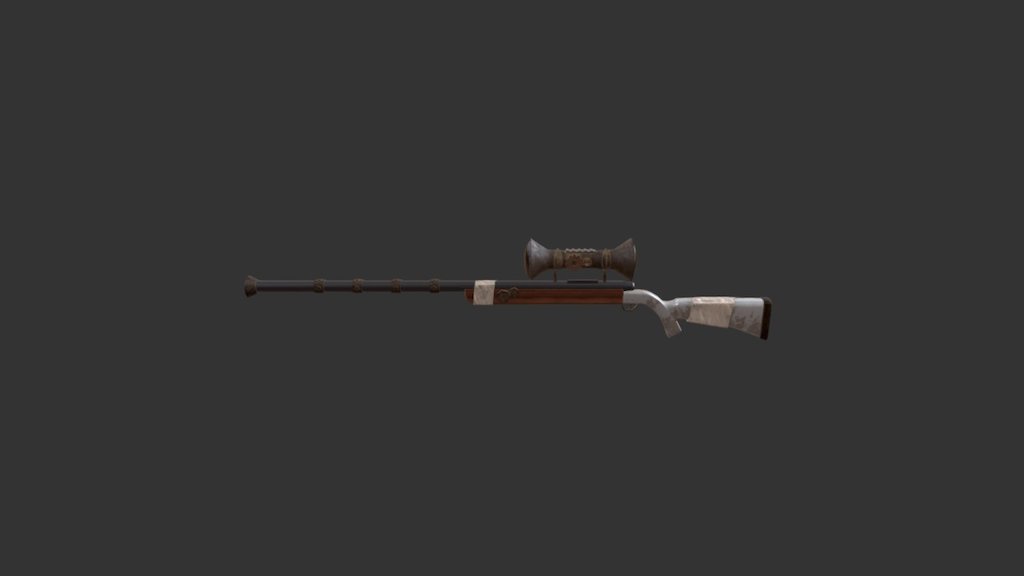 Fantasy sniper gun - 3D model by Bram Aarts (@BramAarts) [6fe874a ...