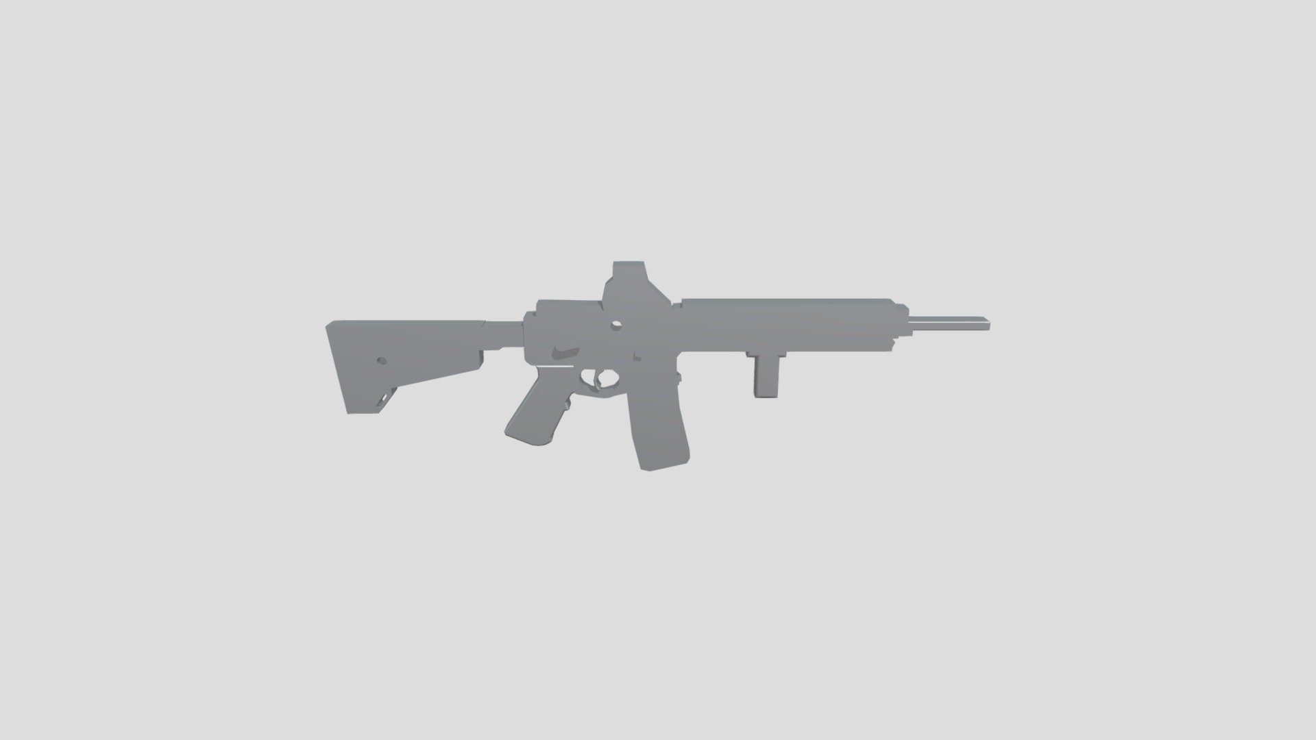 M4 carbine with holo sight - Download Free 3D model by landonjaco67 ...