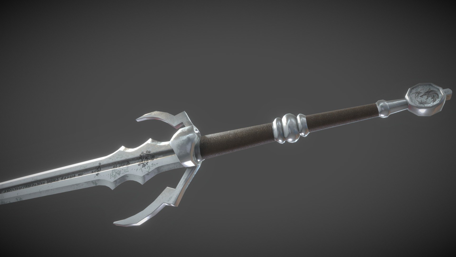 Witcher Sword - 3D model by AshleeVaughan [6fe8c8c] - Sketchfab