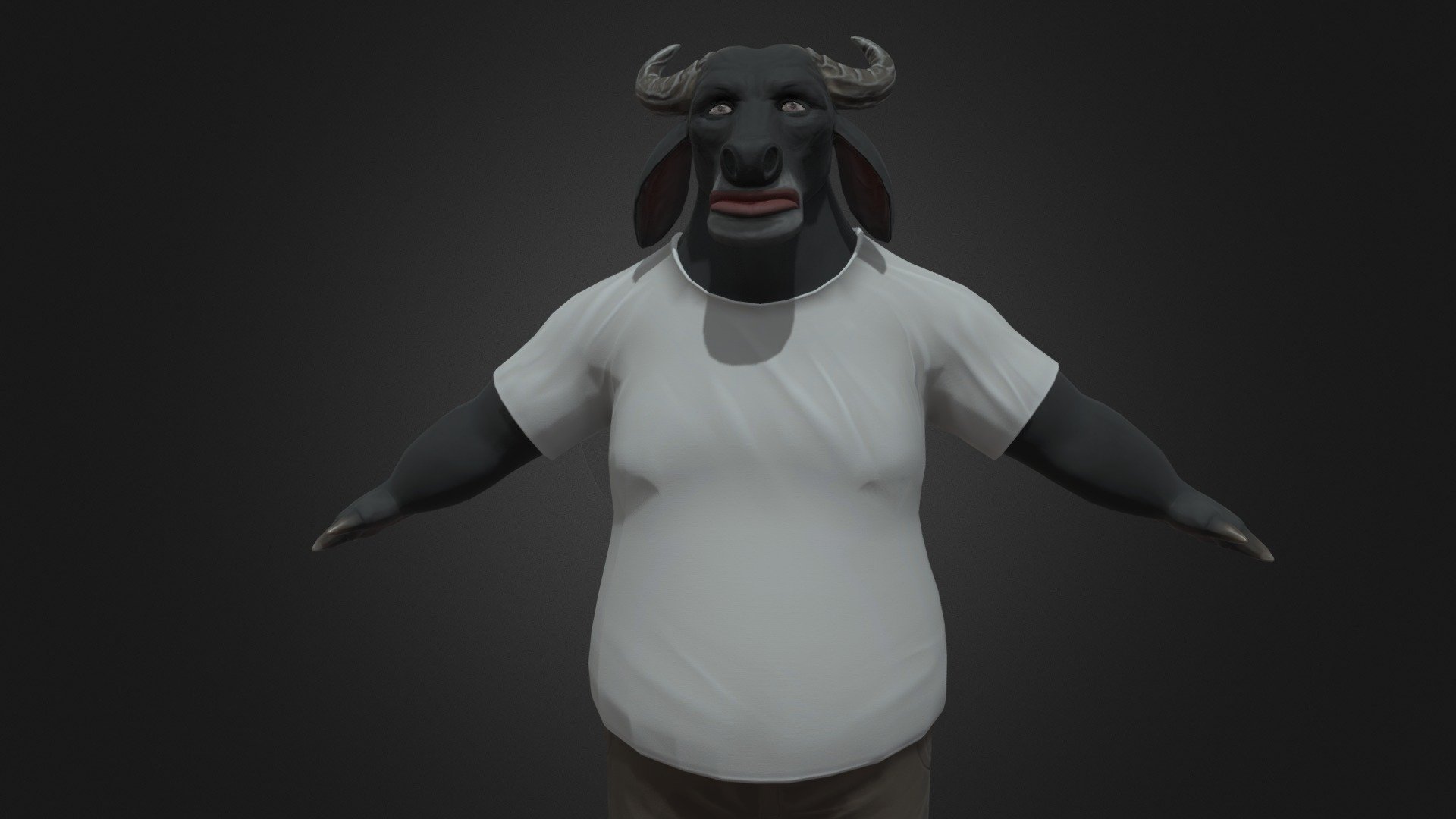 Buffalo - 3D model by NhatLinh [6fe9f72] - Sketchfab