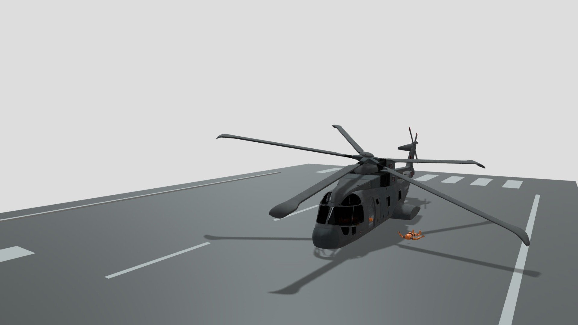 Merlin Crash - Download Free 3D model by CourseDesign [6fedc64] - Sketchfab
