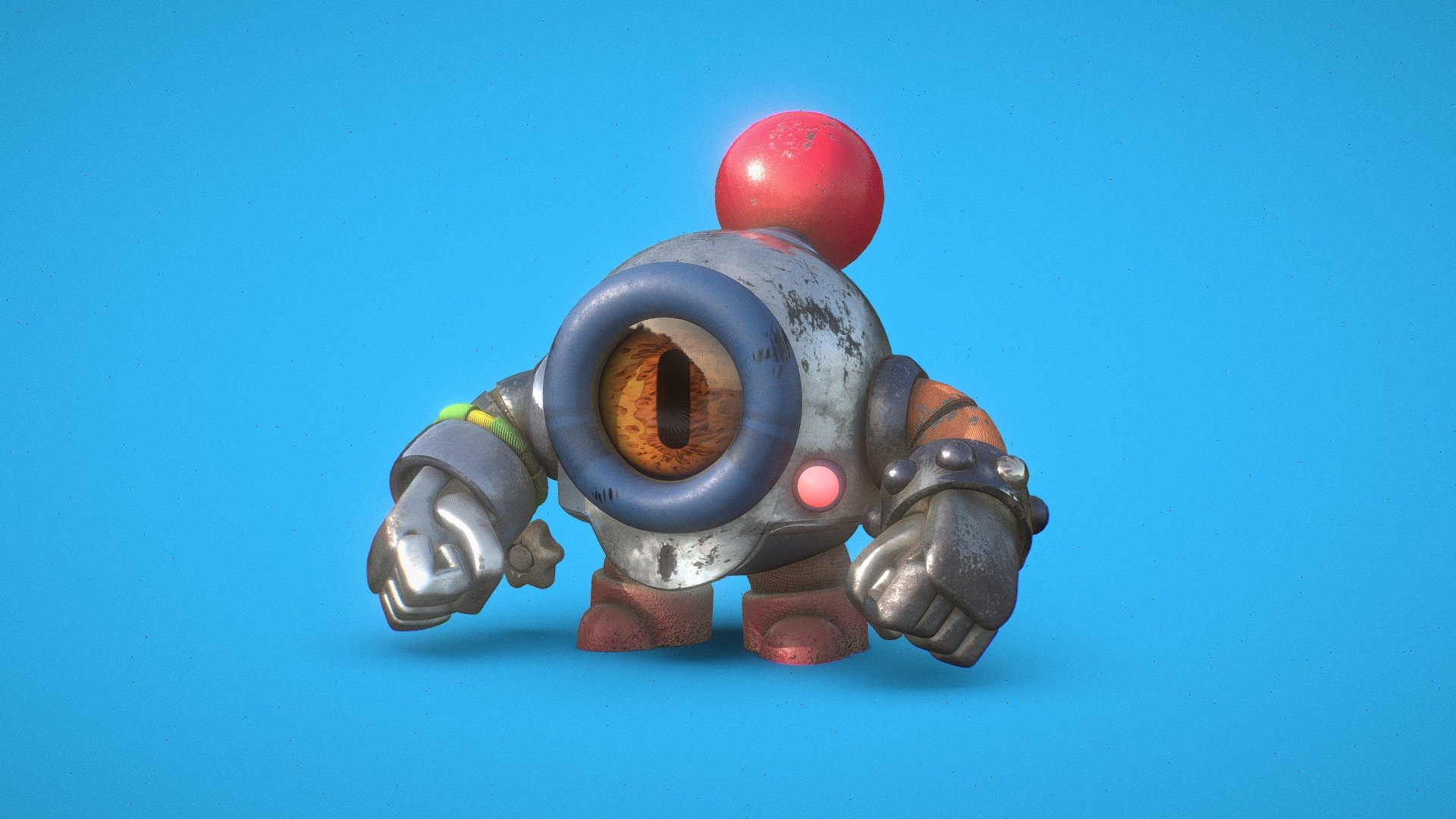 Nani from BrawlStars - 3D model by P1X3LP3RF3C7 [6fef26f] - Sketchfab