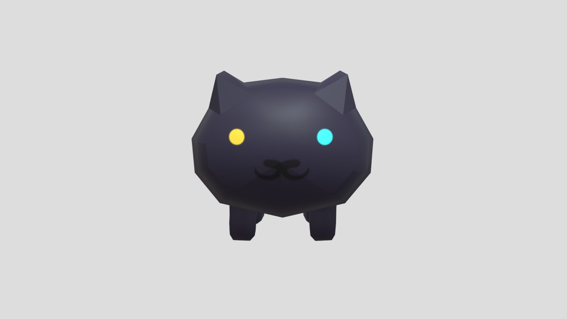 Neko Atsume Black Cat - Download Free 3D model by LilyBlox [6fef6b1 ...