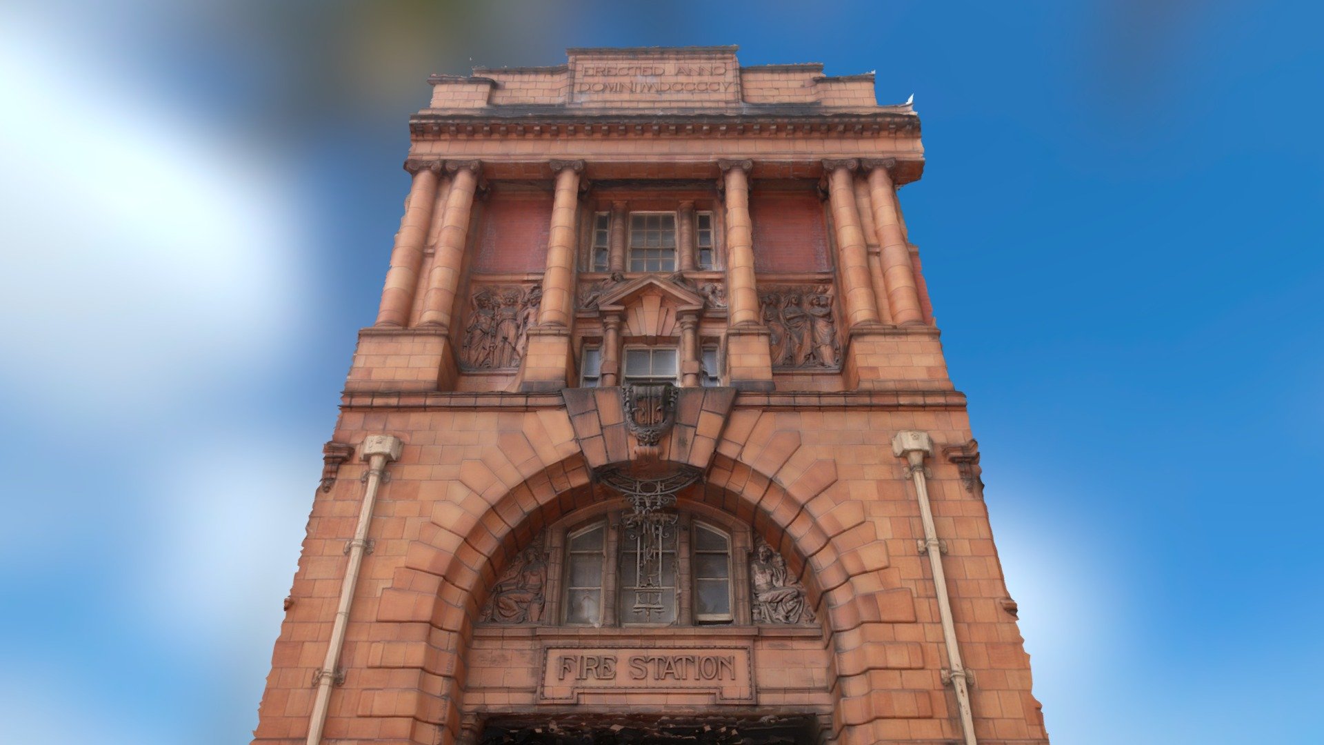 Fire Station Entrance-Higherresmesh - 3D model by 3D-Mand [6fef7b6 ...