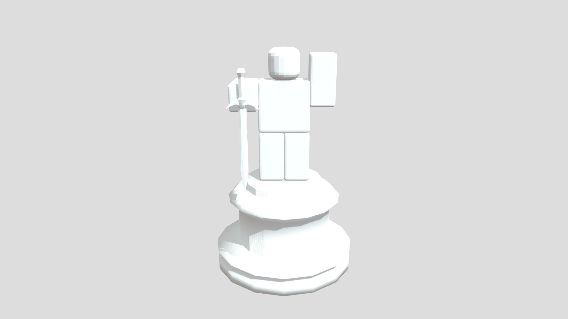 Classic_Roblox_Bloxy_Award(model - Download Free 3D model by ...