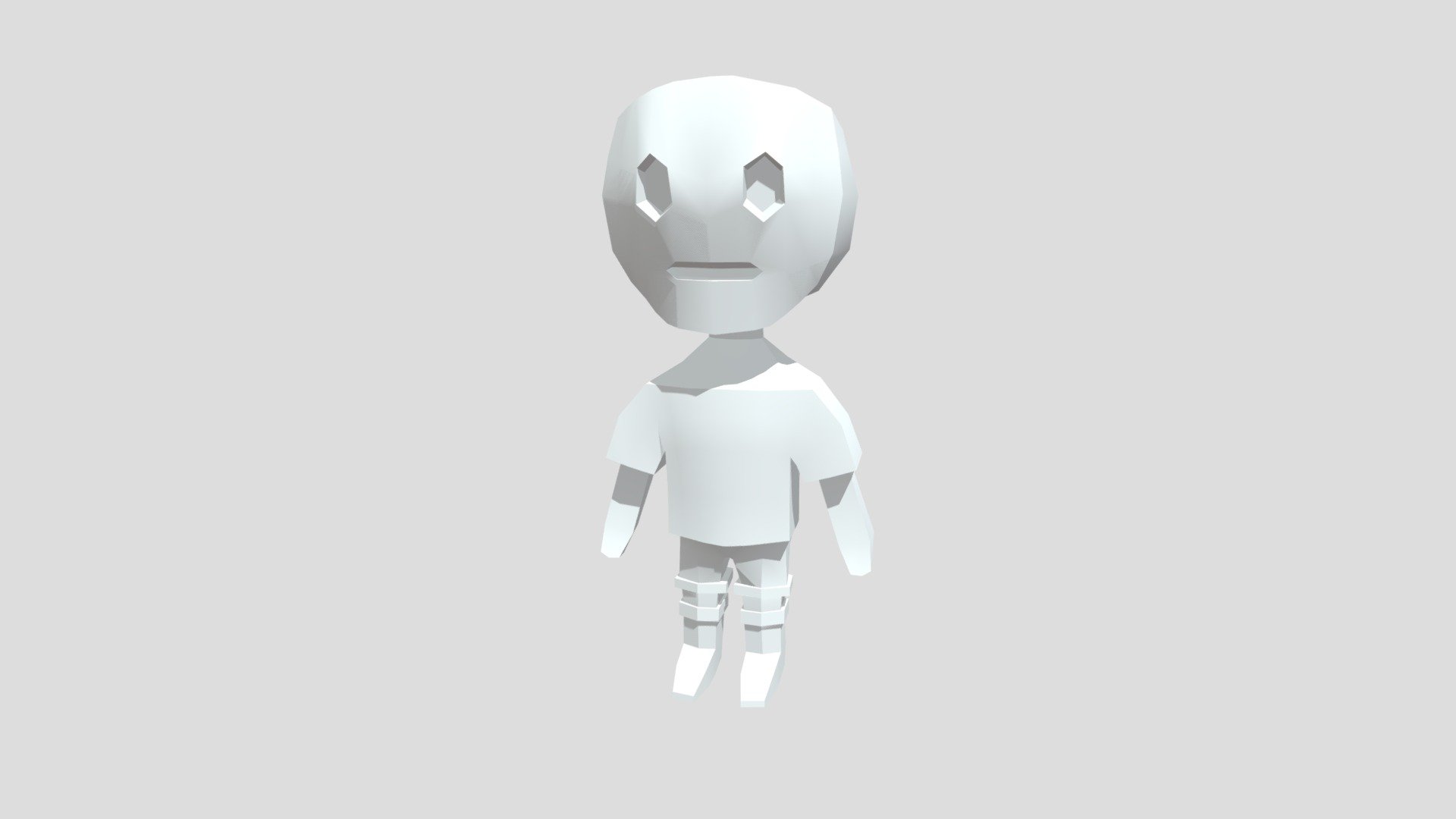 Low Poly Short Character Base Model - Download Free 3D model by Mad ...