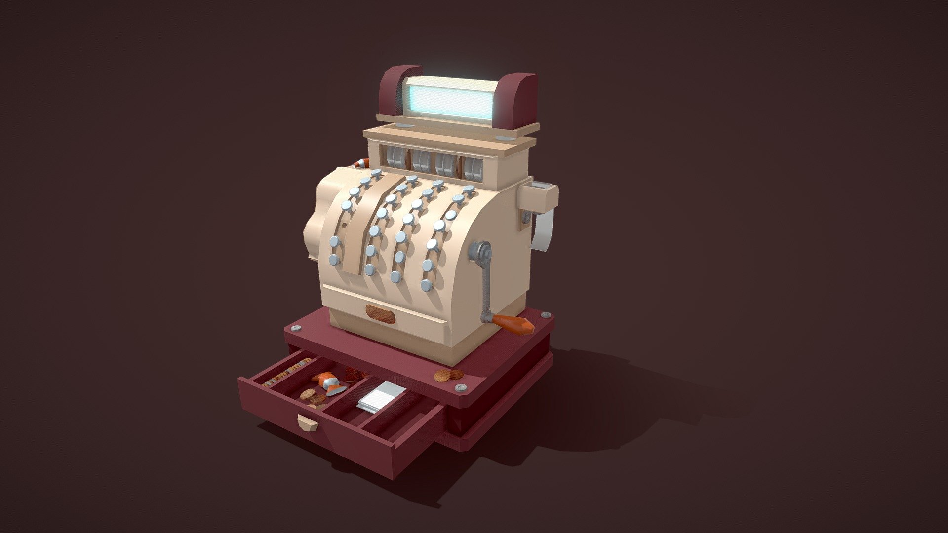 Cash desk draft - Download Free 3D model by Rixael [6ff126b] - Sketchfab