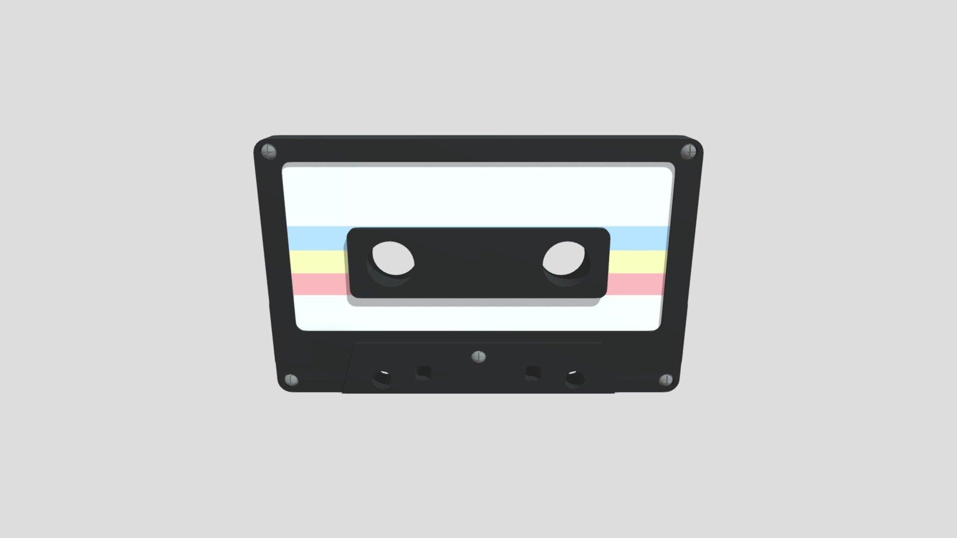 Cassette Tape - 3D model by DeltaAlpha0 [6ff172a] - Sketchfab