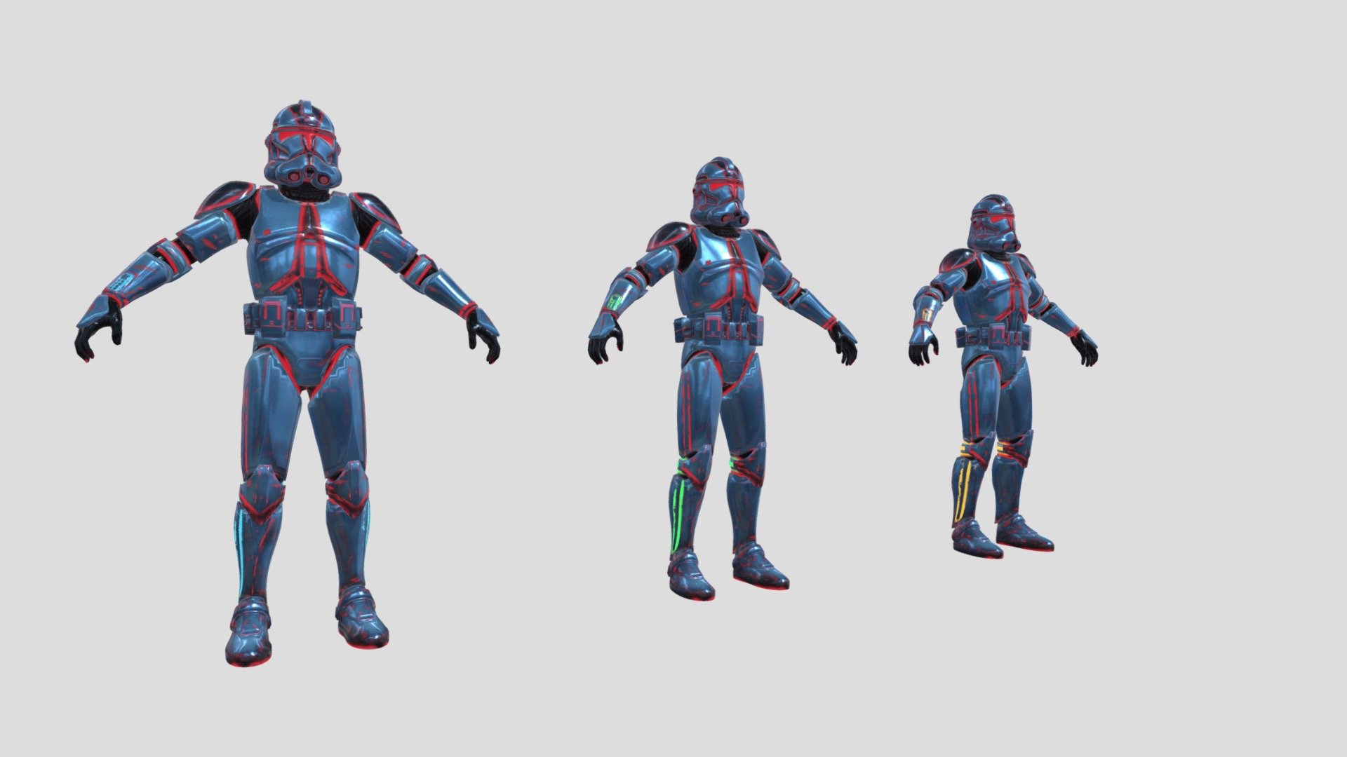 sonic-rangers-ancient-troopers - Download Free 3D model by ...