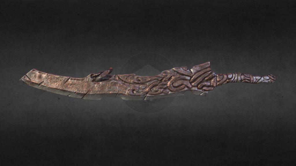 Orc heavy sword - 3D model by saint_sellotape [6ff1c1b] - Sketchfab