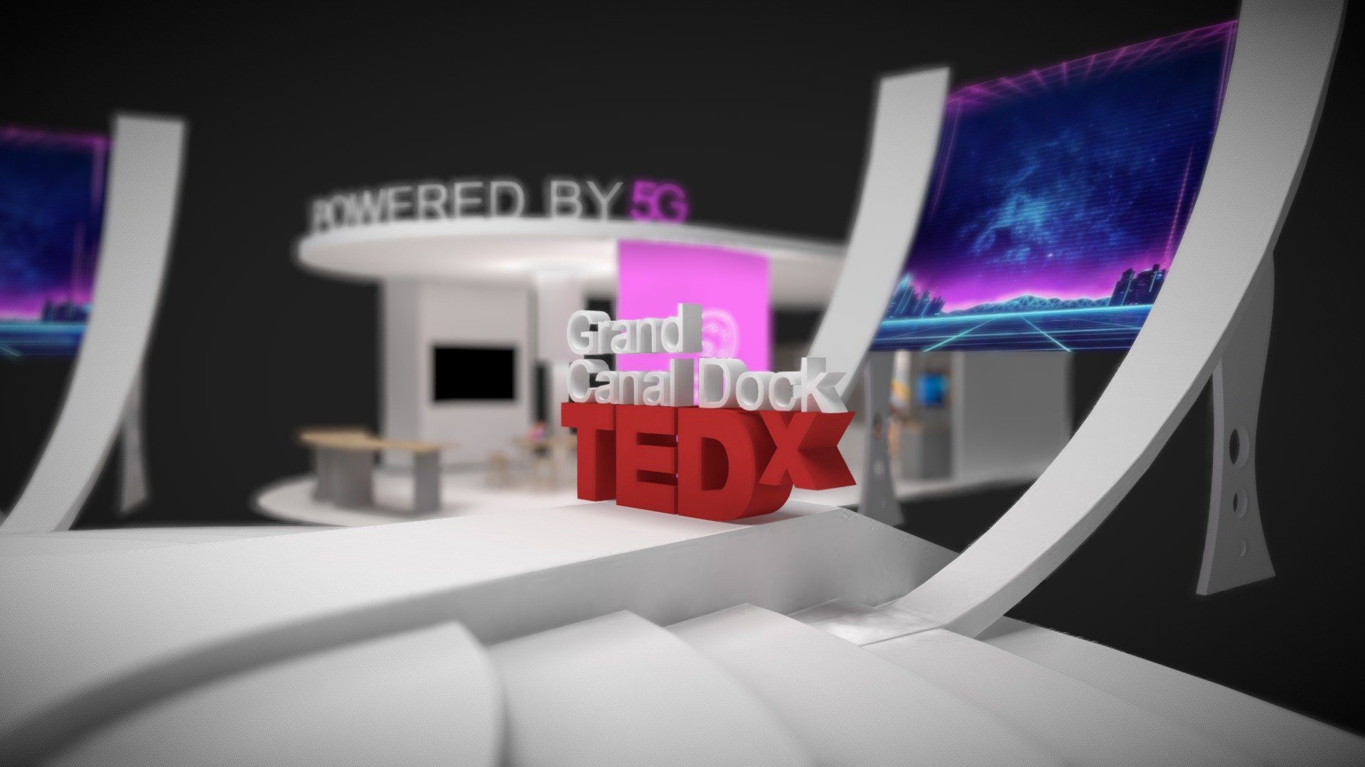 Modern TEDx Stage - 3D model by Walhar Gohar (@walhargohar) [6ff6d94 ...