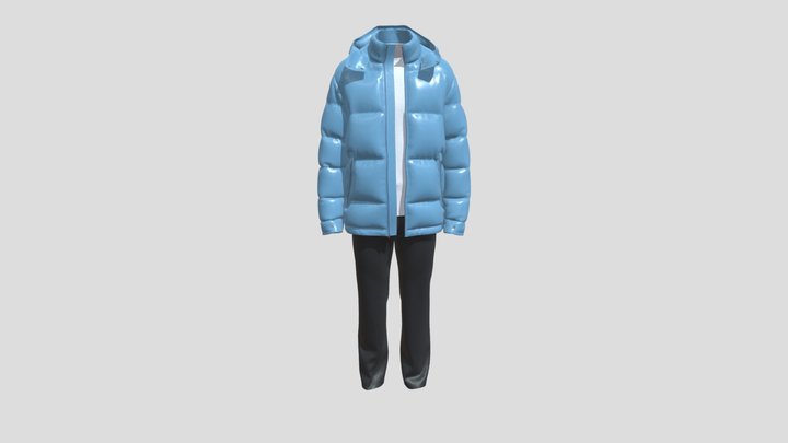 Downjacket 3D models - Sketchfab