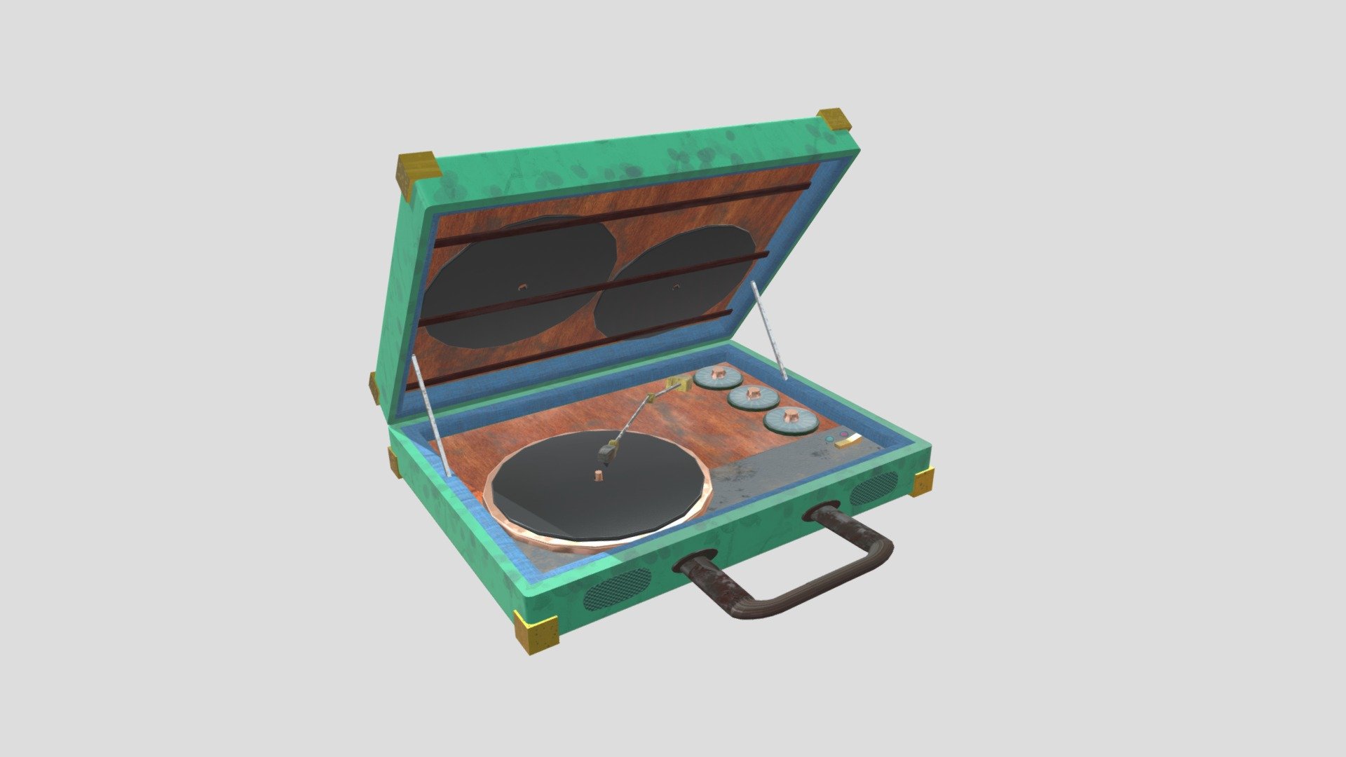 Record Player - 3D model by miguel_guasch [6ff78bd] - Sketchfab