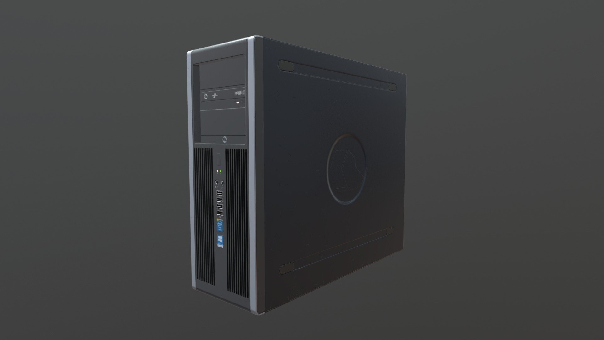 Game Ready PC Tower - 3D model by abeagle [6ffa1be] - Sketchfab