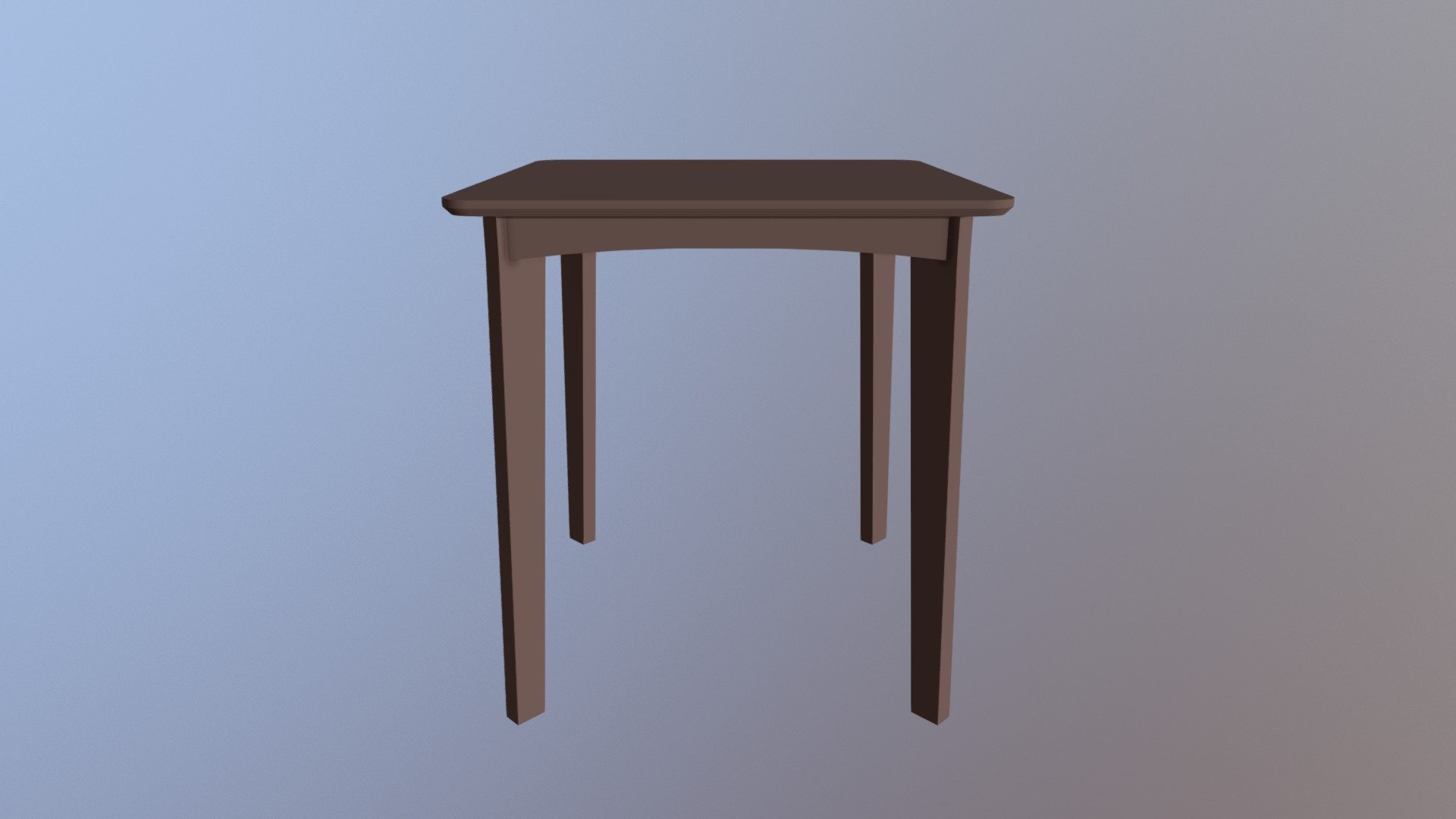 Walnut Table 70x70 - 3D model by more. furniture 創意家居 (@morething ...