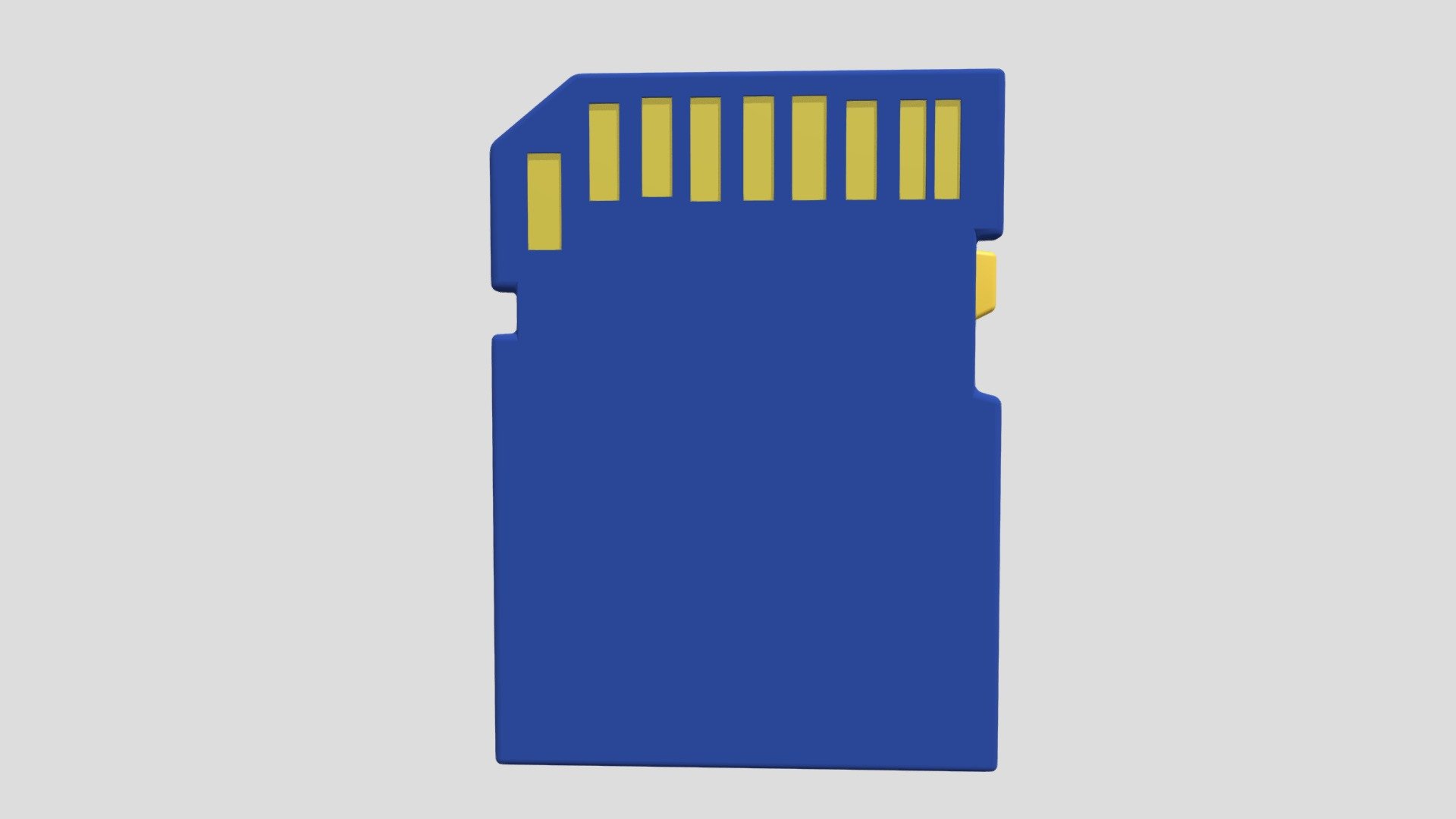 Cartoon SD Memory Card - Buy Royalty Free 3D model by Philip Storm ...