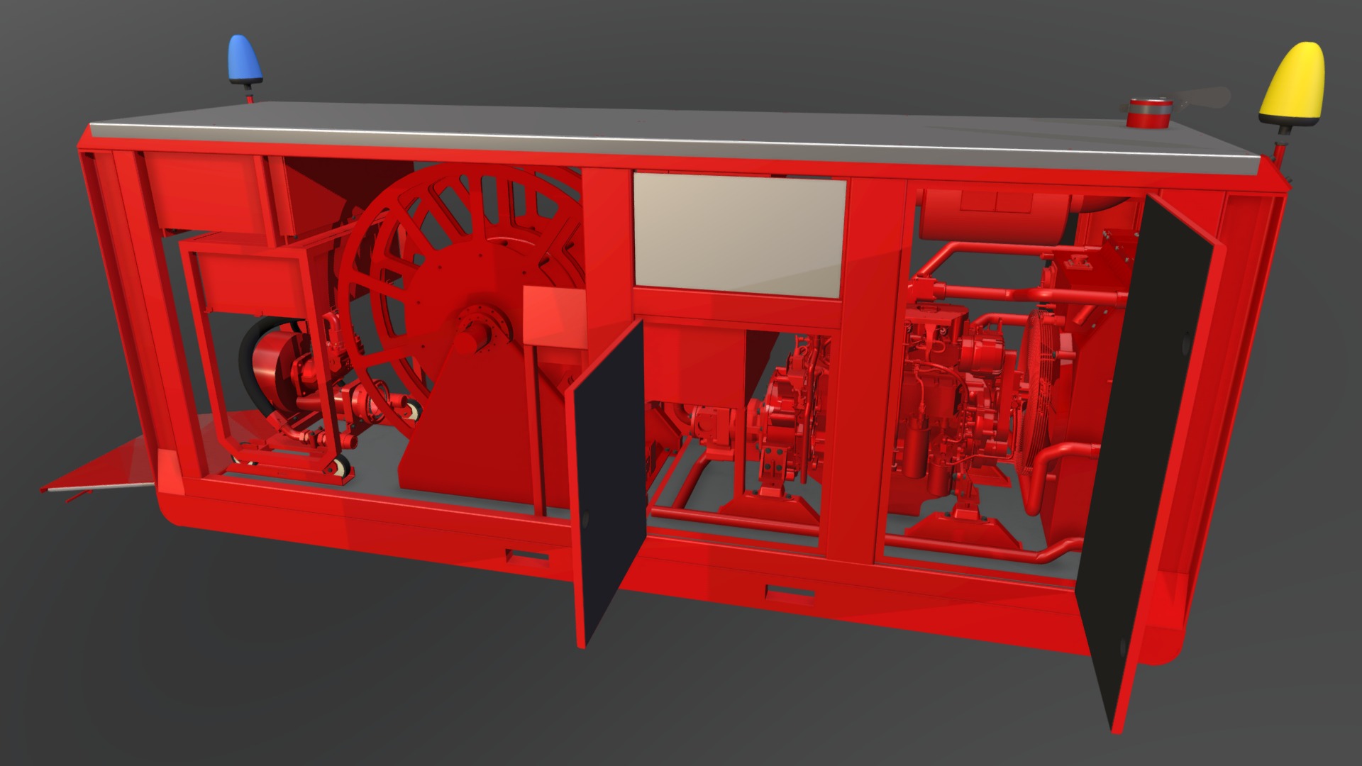 Fire Fighting Equipment - 3D model by TecDesign [6ffc8ea] - Sketchfab