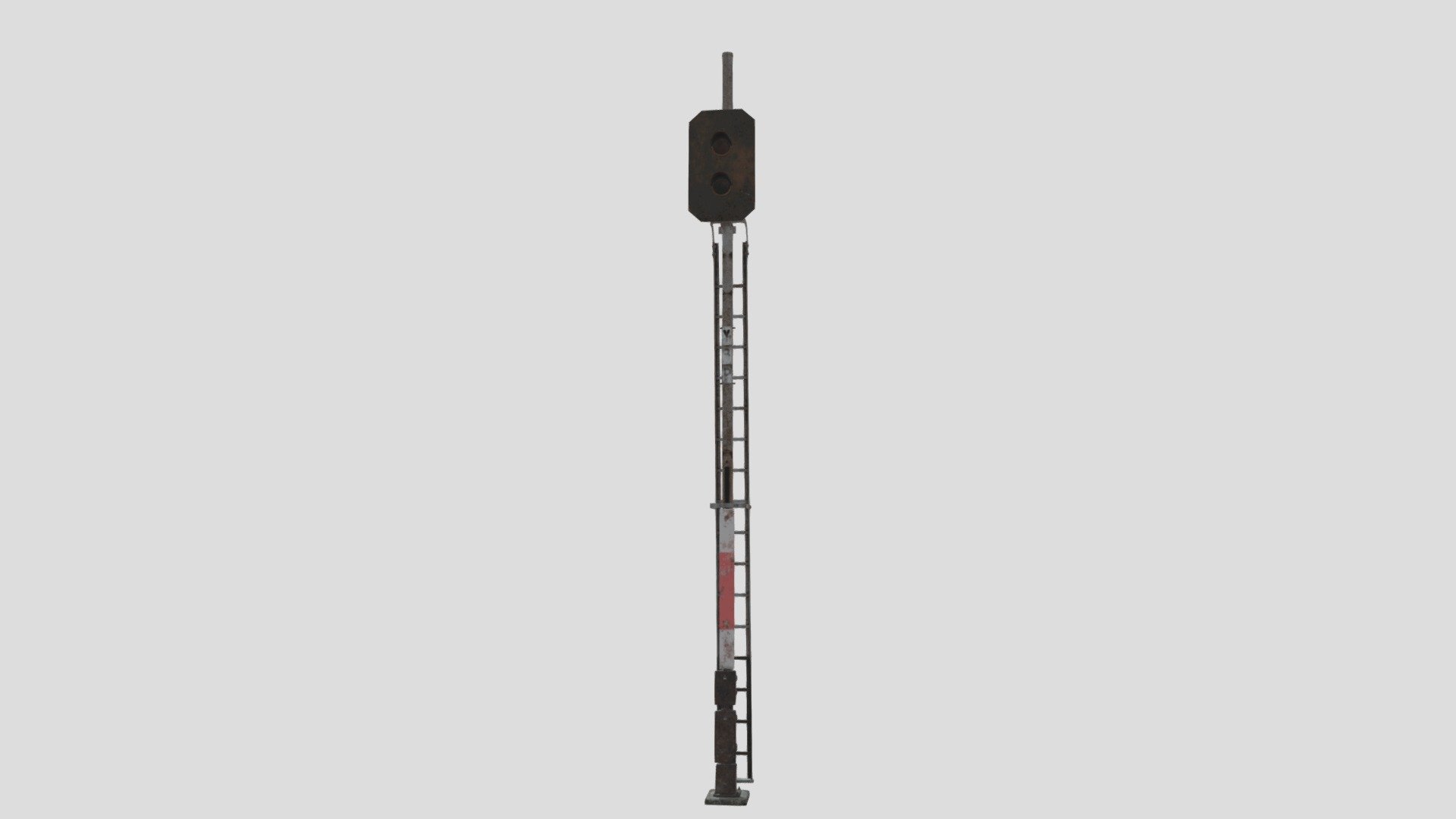 Train Traffic Light Weathered 5 - Buy Royalty Free 3D model by ...