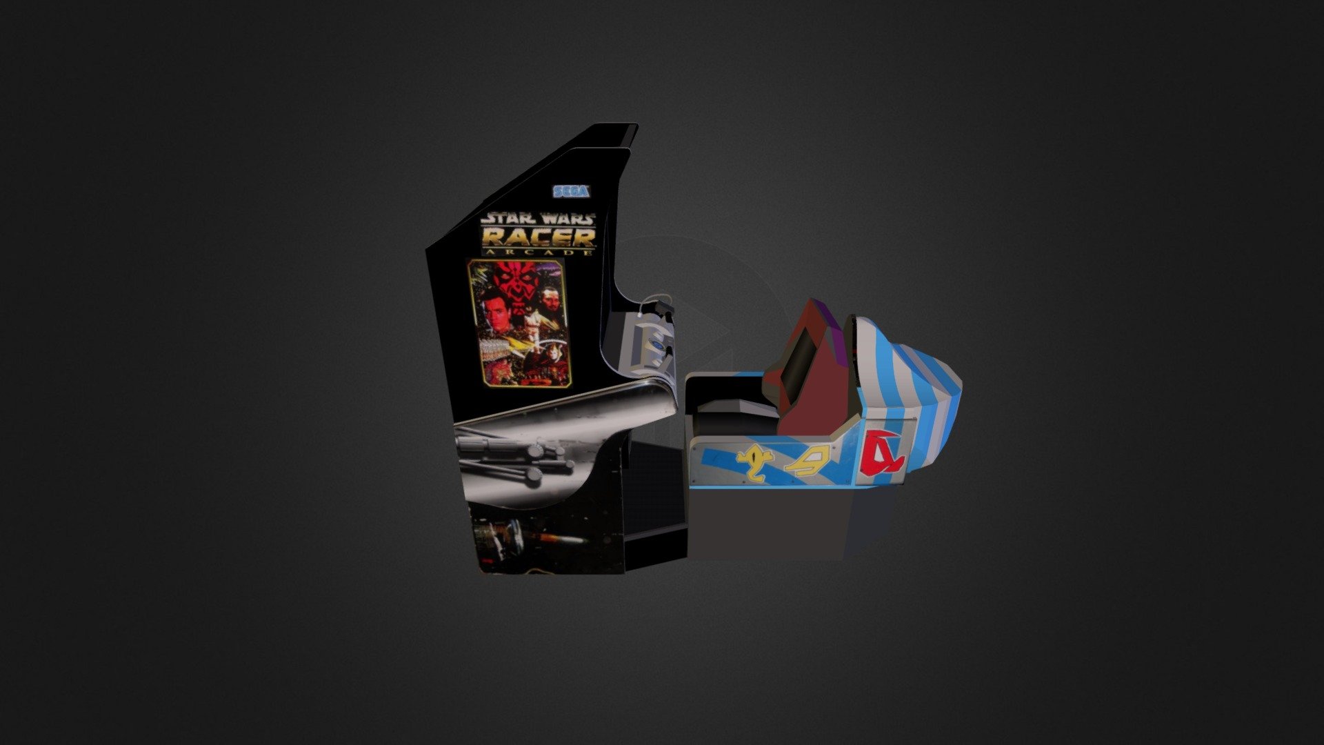 Star Wars Racer - 3D model by Daystar [6sEIKRA] - Sketchfab