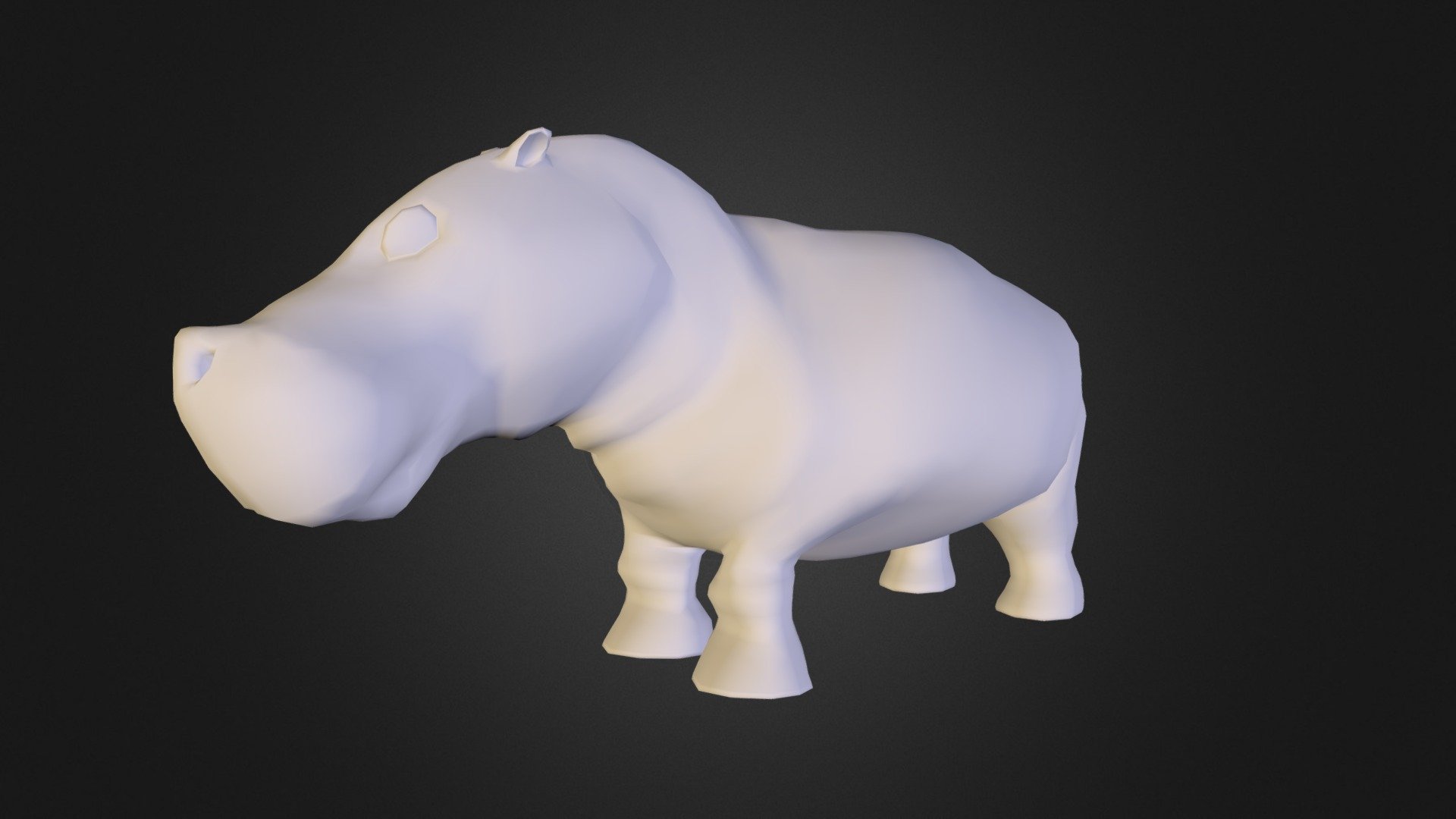 hippo.obj - 3D model by VaibhavGhare [6yqFWwQ] - Sketchfab