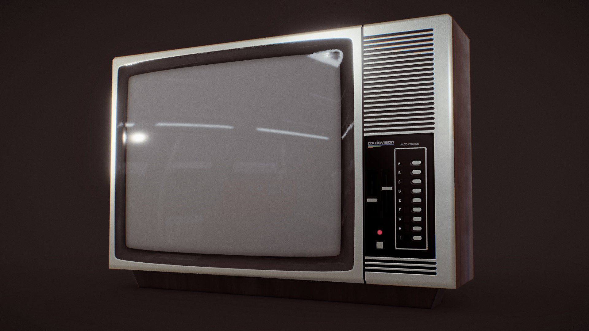 Lowpoly 80's TV - 3D model by Théo d'Aigremont (@theo.daigremont ...