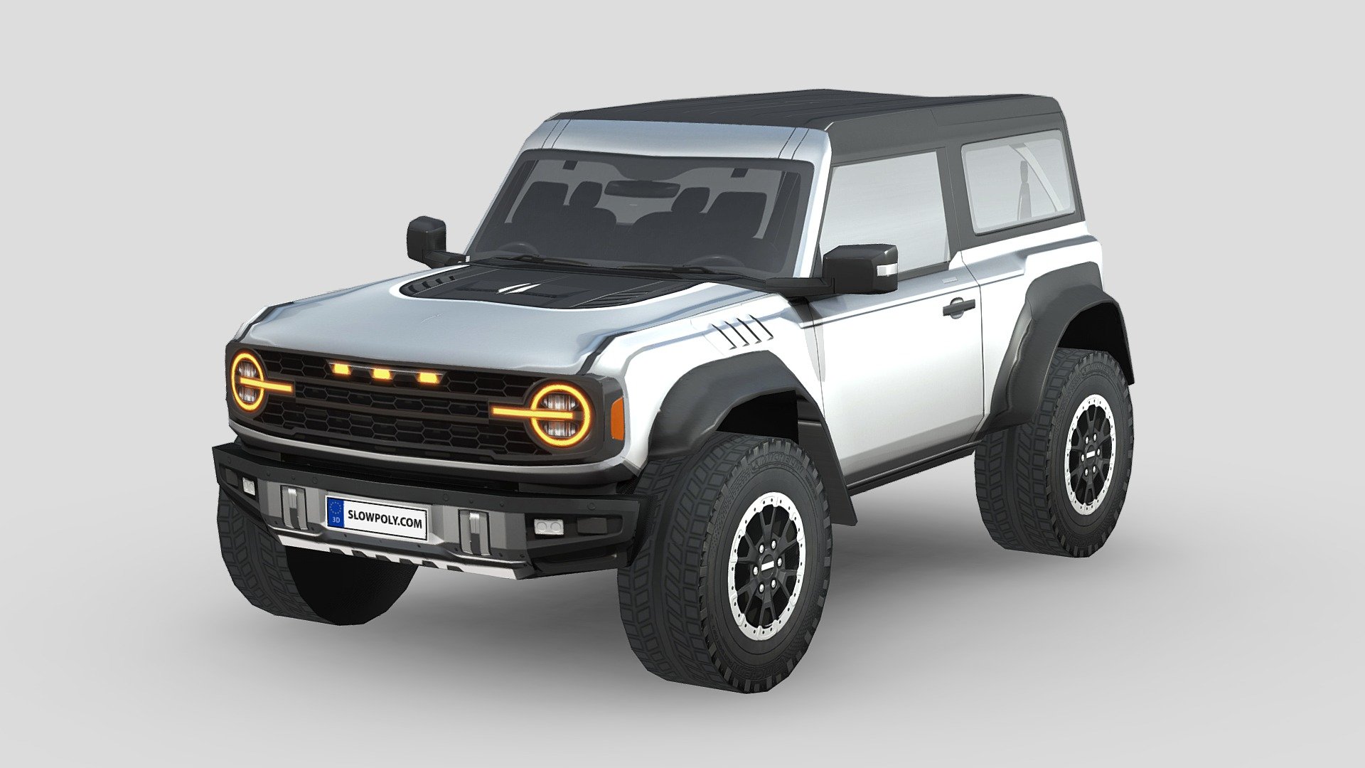 Ford Bronco Raptor 2-door 2022 - Buy Royalty Free 3D model by slowpoly ...