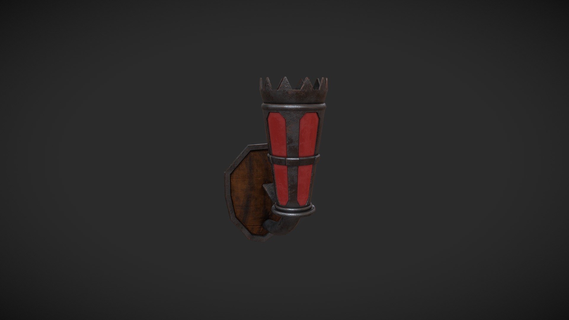 Wall Torch - Buy Royalty Free 3D model by leonidas10009 [7001038 ...