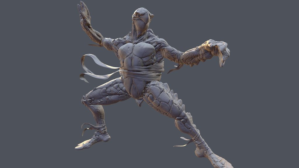 LeatherBack - 3D model by AbbYArt [700295c] - Sketchfab