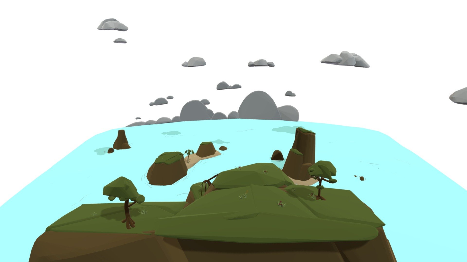 Cliff by the sea - Download Free 3D model by mauleous [7005bac] - Sketchfab