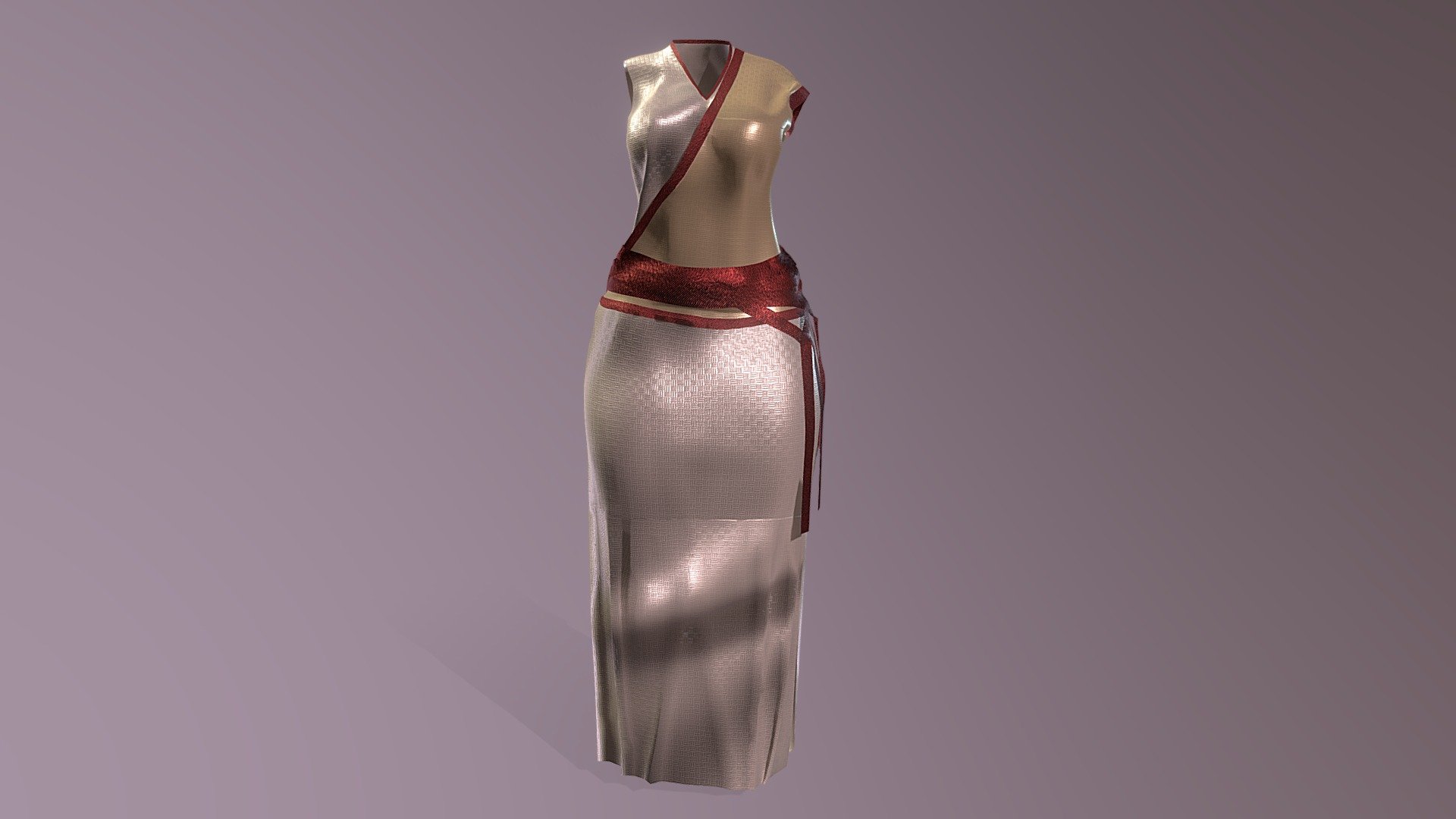 Kimono ~ Clothing - Female - Buy Royalty Free 3D model by ...