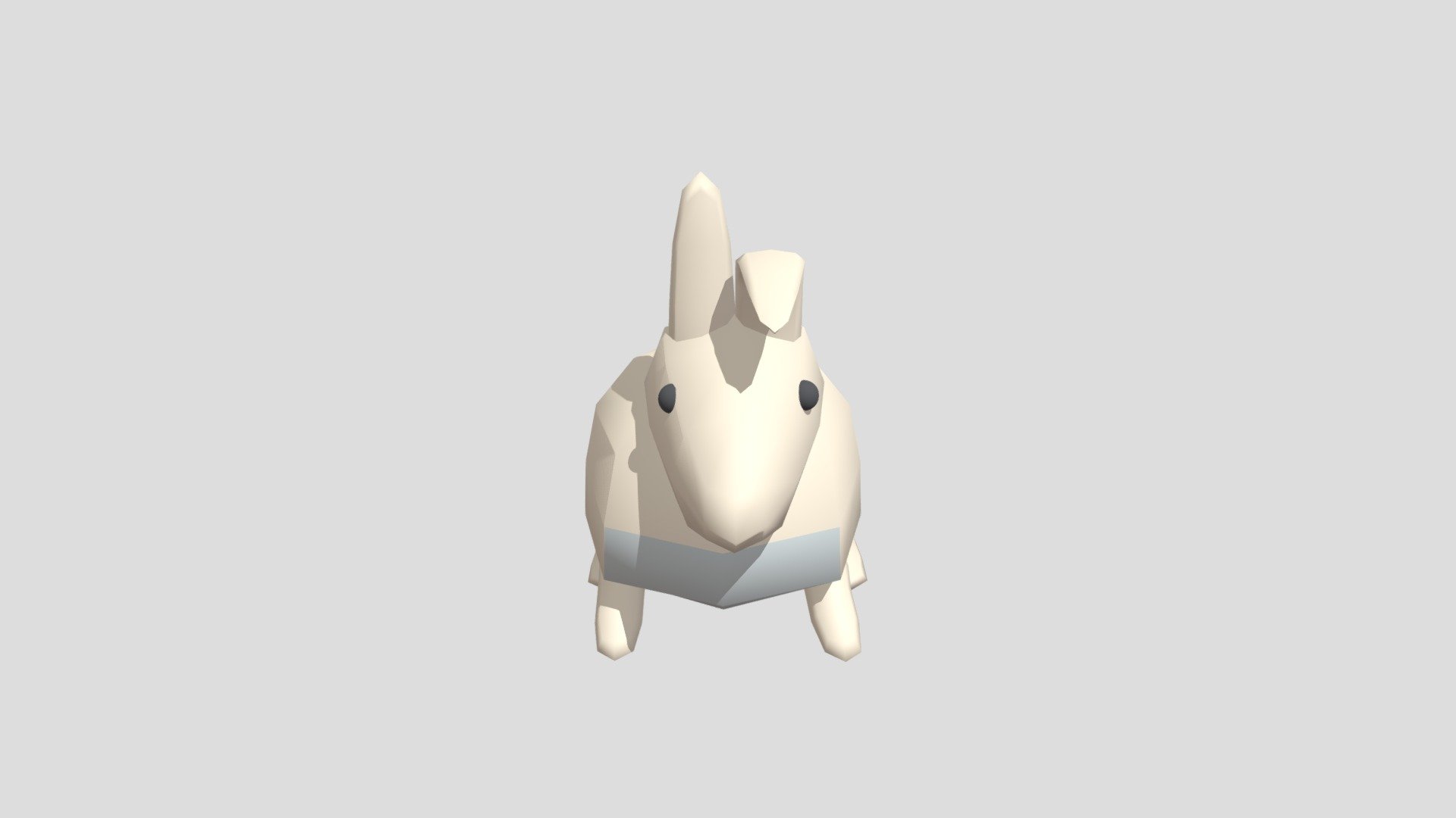High poly bunny model no texture - 3D model by m1a0 [7007c34] - Sketchfab