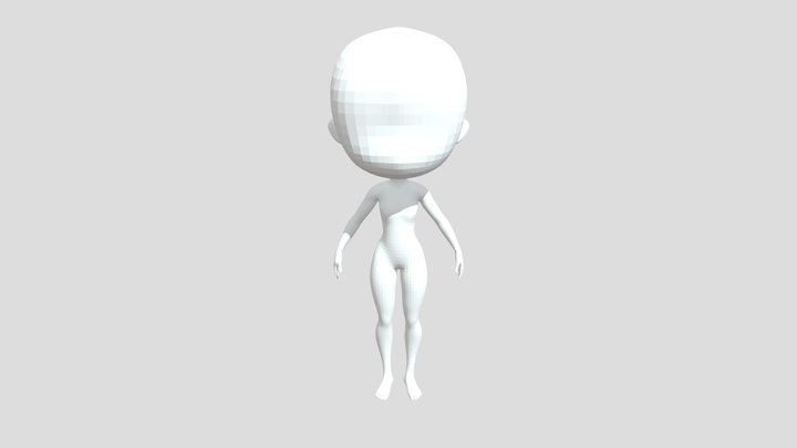 Chibi-character 3D models - Sketchfab